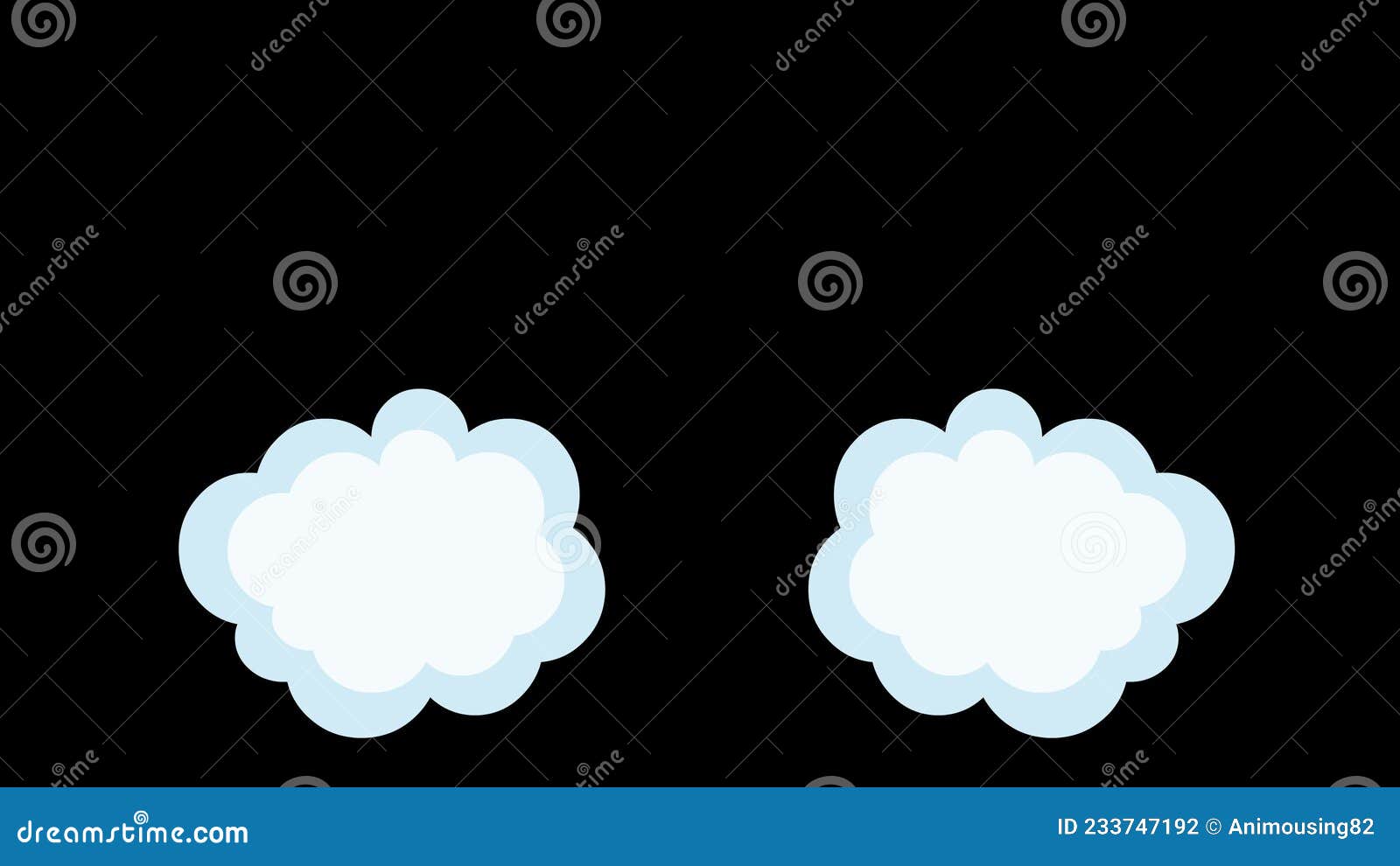 Loop Animation Rainbow Clouds Stock Footage - Video of curve, loop ...