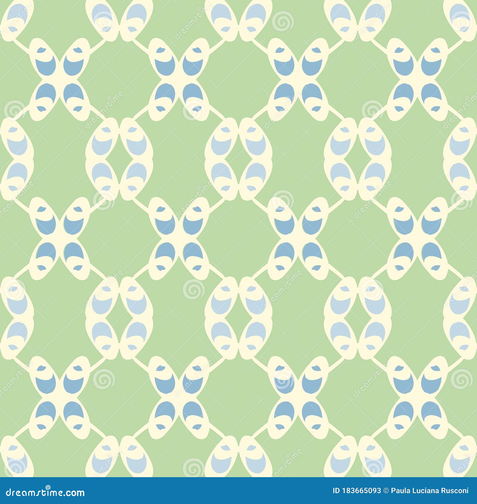 Criss Cross Loops Vector Repeat Pattern Stock Vector - Illustration of ...