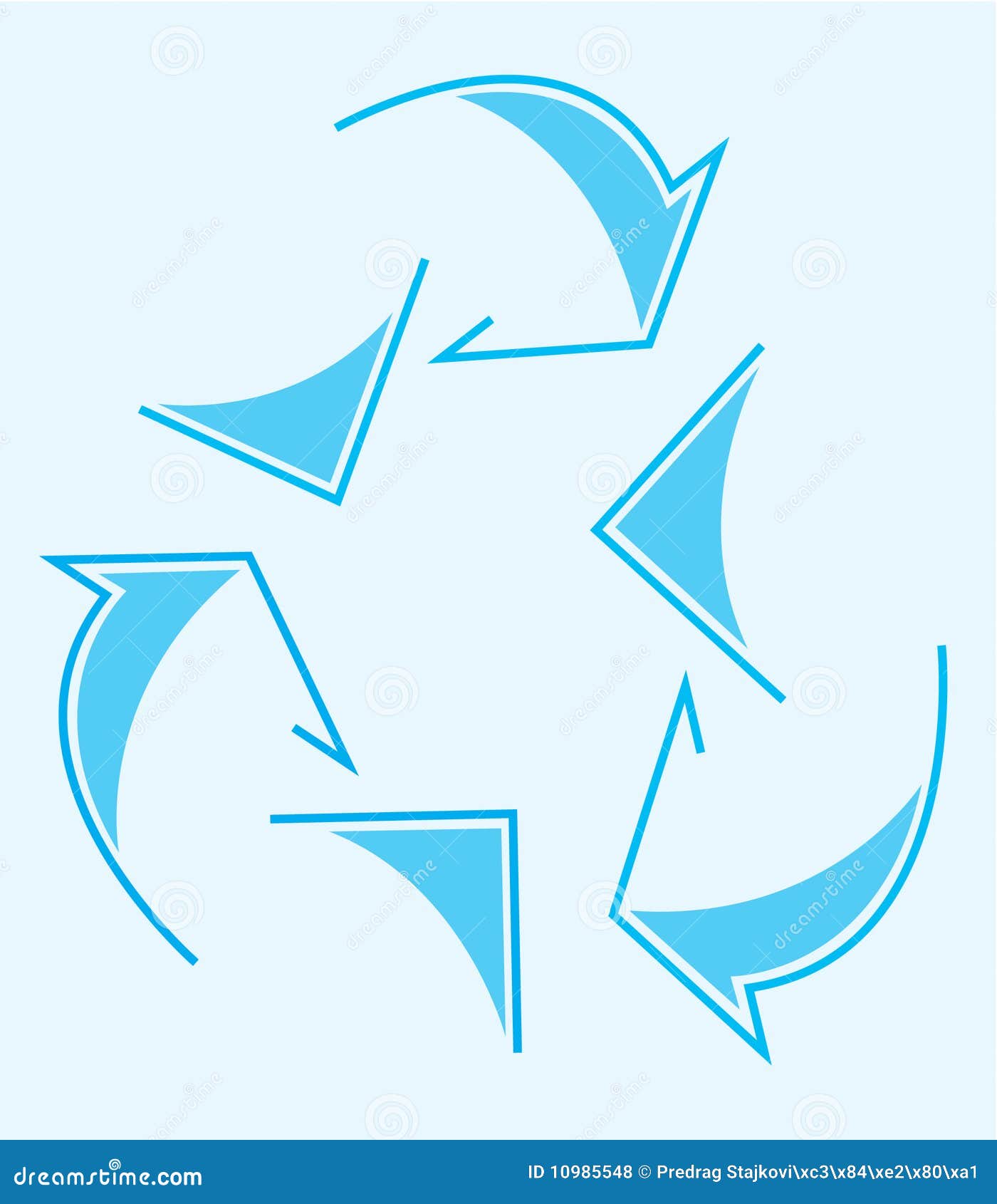 Loop arrow stock illustration. Illustration of sign, object - 10985548