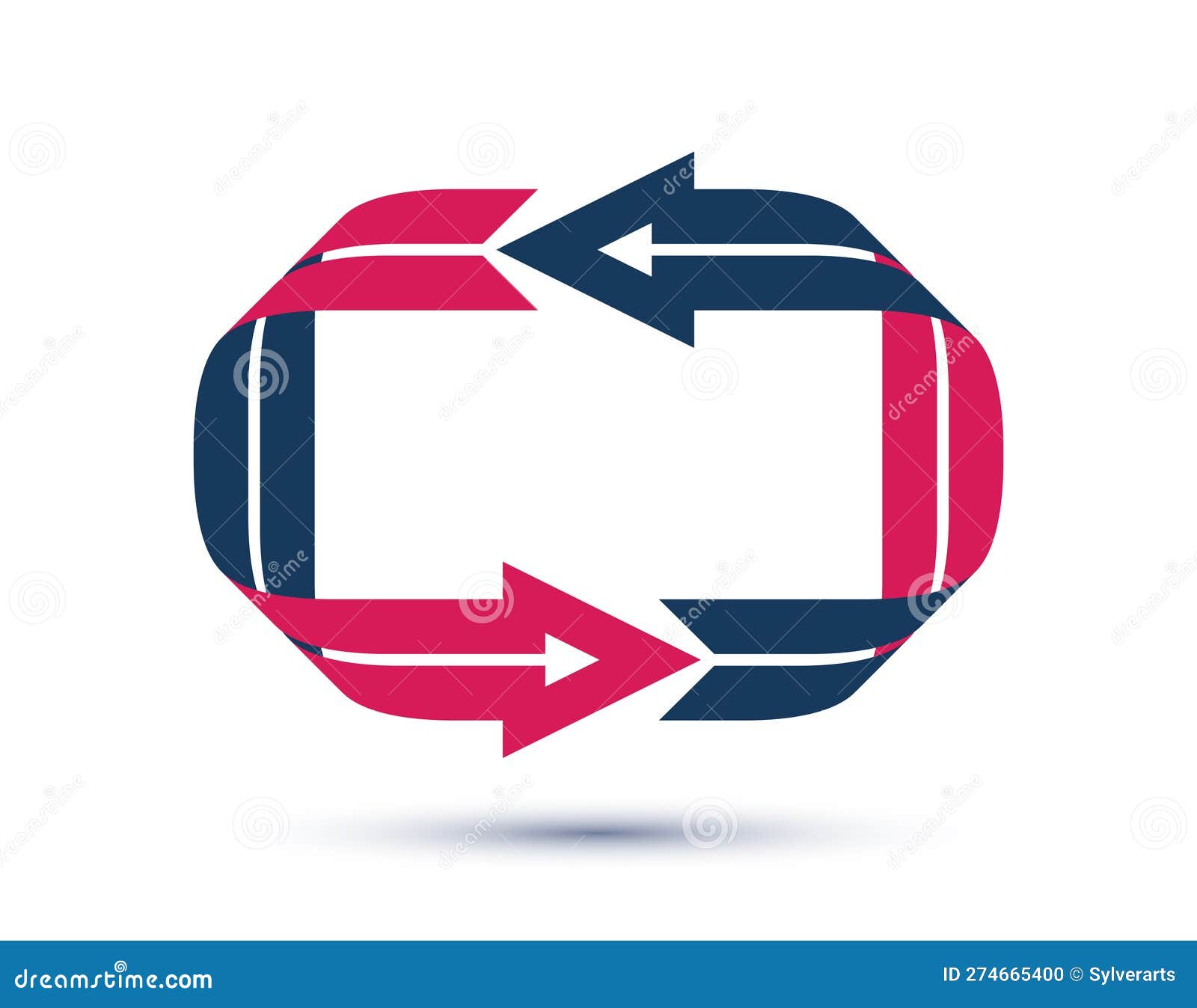 Loop Arrows Vector Logo or Sign, Double Arrows Refresh Symbol, Teamwork ...