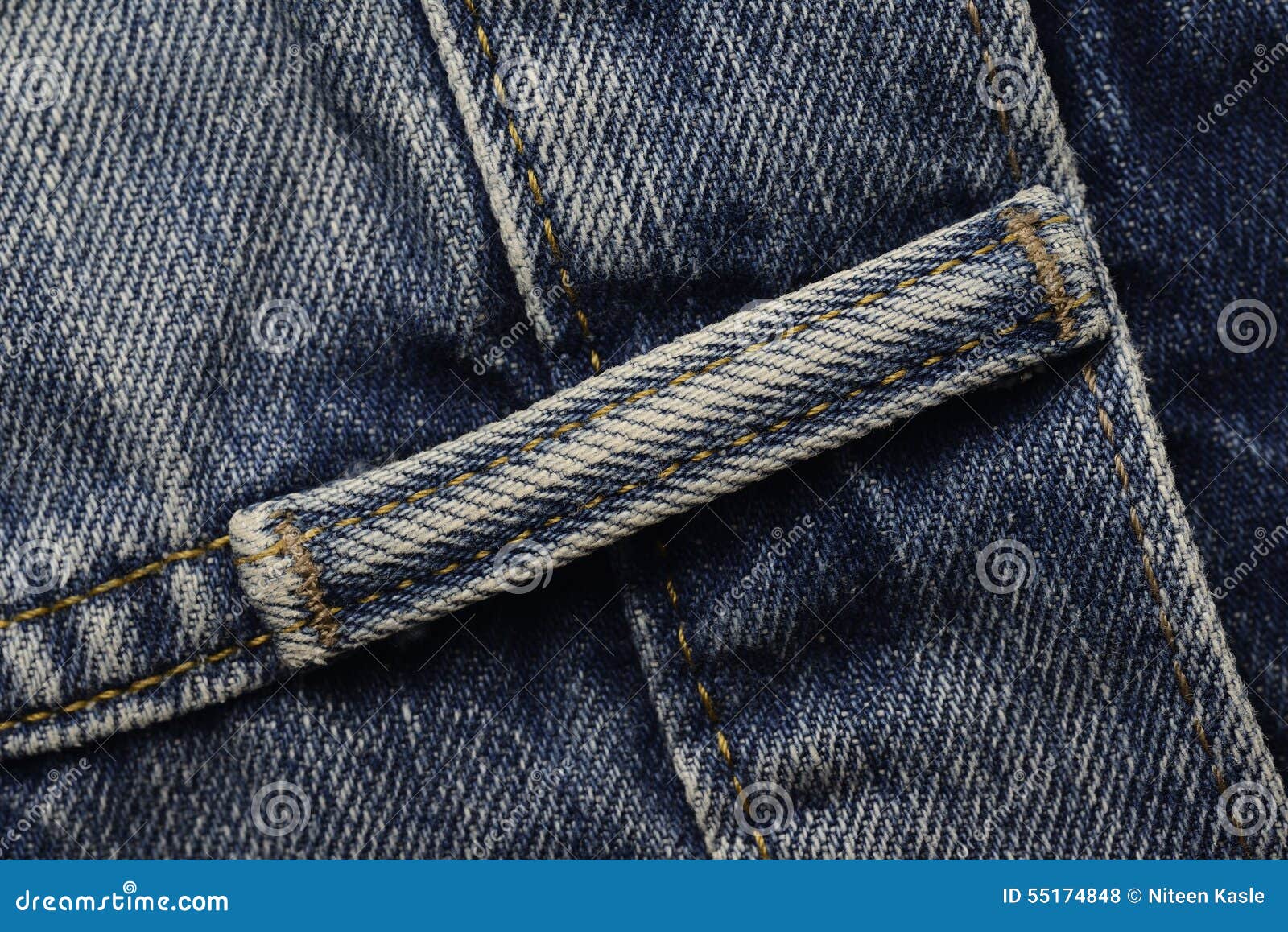 Blue Jeans Loop stock photo. Image of fashion, frame - 55174848