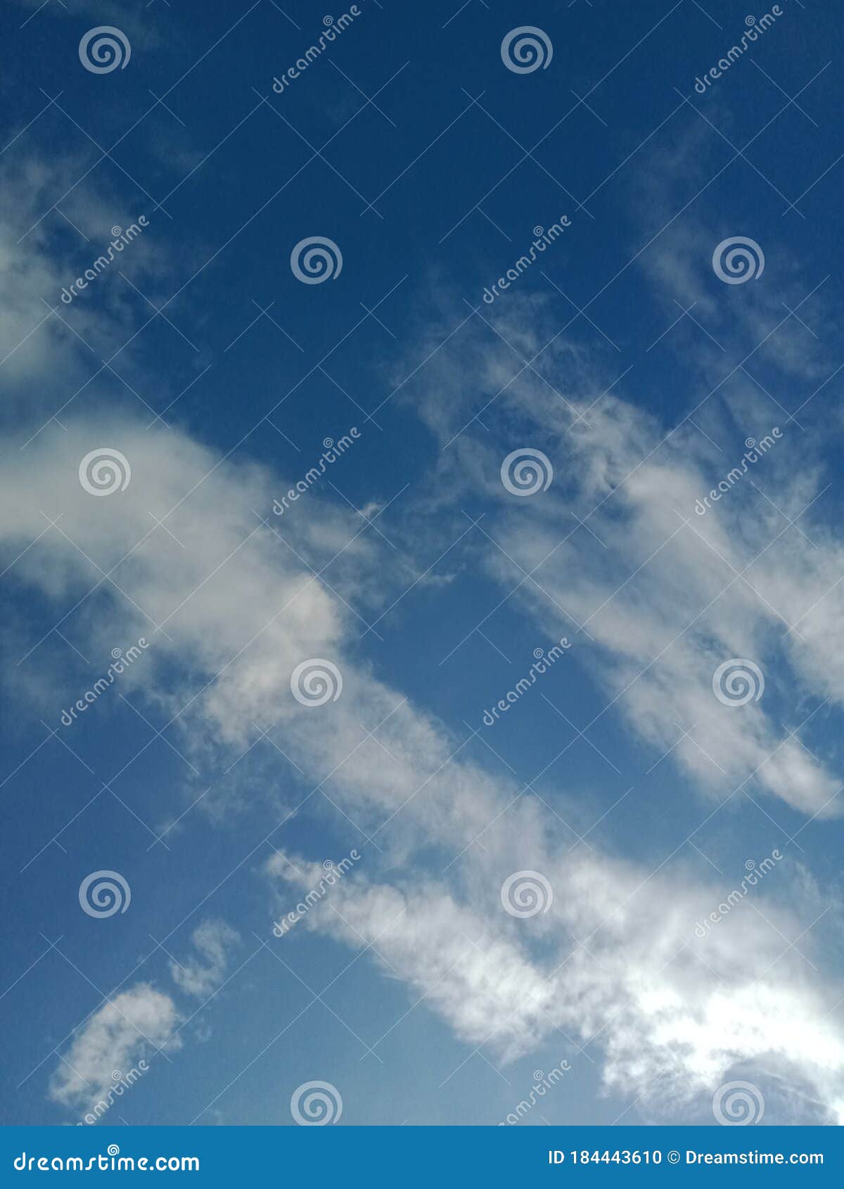 Loop Blue Sky Background and Wallpaper Stock Photo - Image of afterglow ...