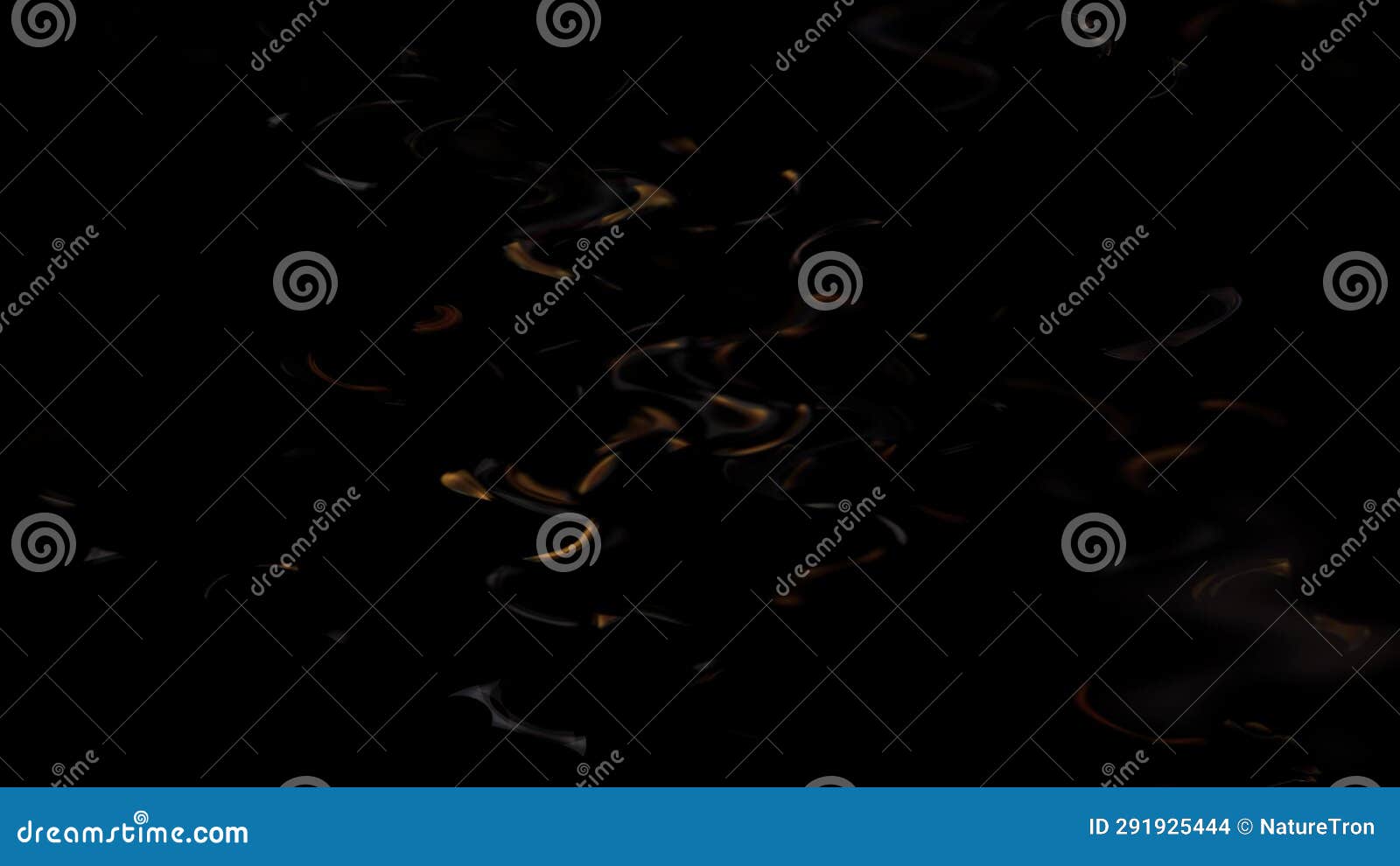 Loop Dark Watercolor Water Puddle Wavy Abstract Composition Stock ...