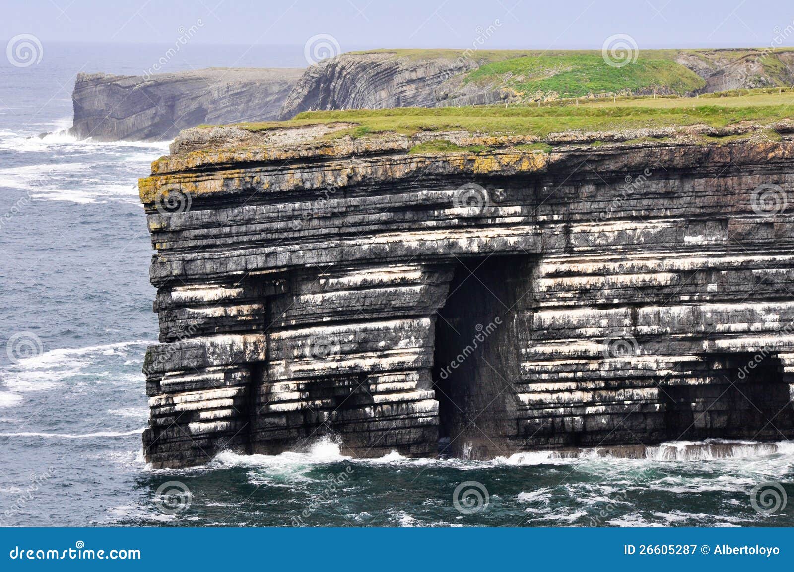 Loop head cliffs, Ireland stock image. Image of waterscape - 26605287