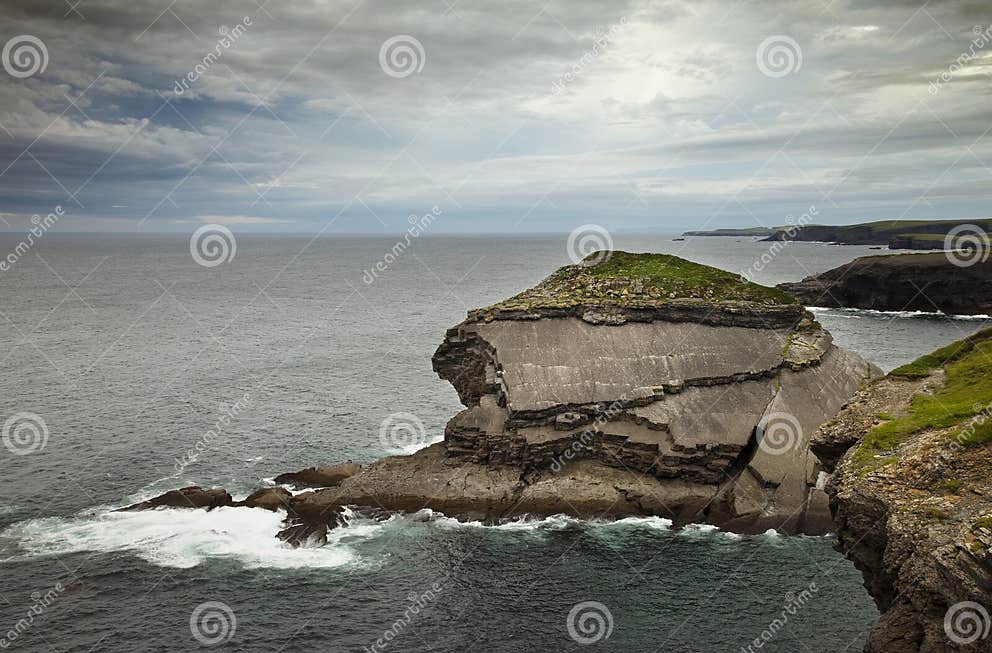 Loop Head Drive stock photo. Image of steep, eire, prairie - 16728126