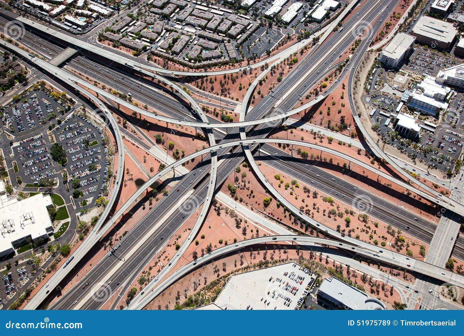 Loop 101 & I-17 Interchange Stock Image - Image of engineering, phoenix ...
