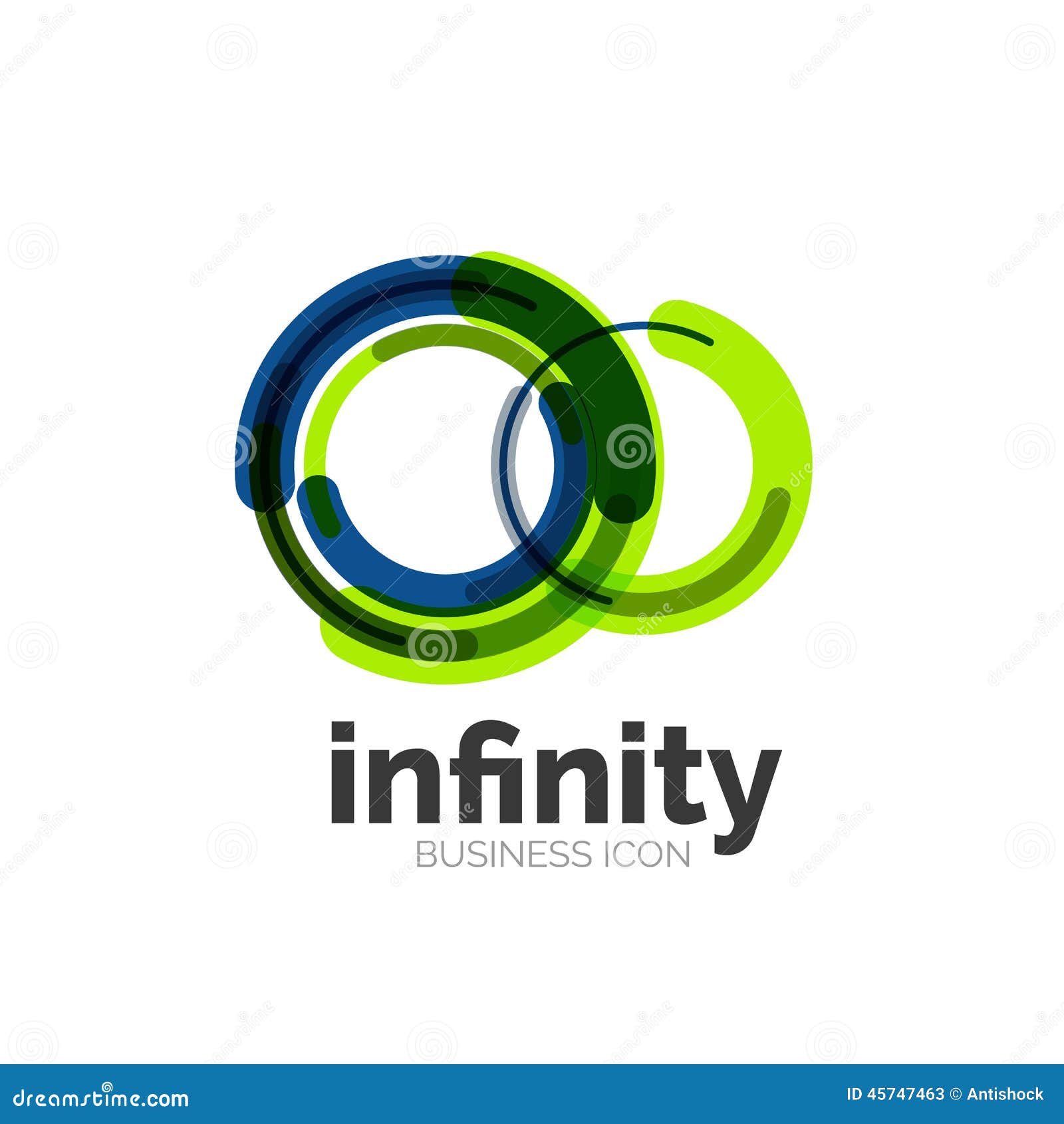 Loop, Infinity Business Icon Stock Vector - Illustration of branding ...
