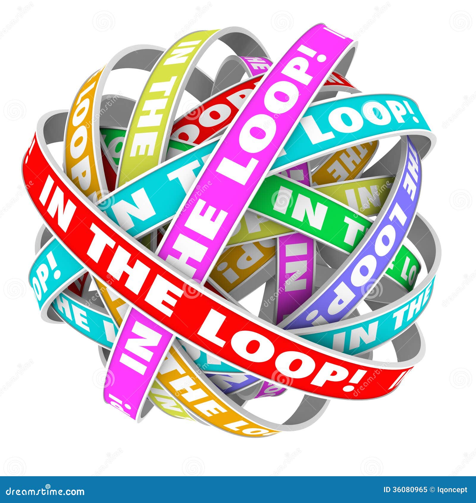 In The Loop Informed Knowledge Sharing Information Stock Image ... In The Loop Informed Knowledge Sharing Information Stock Image ...