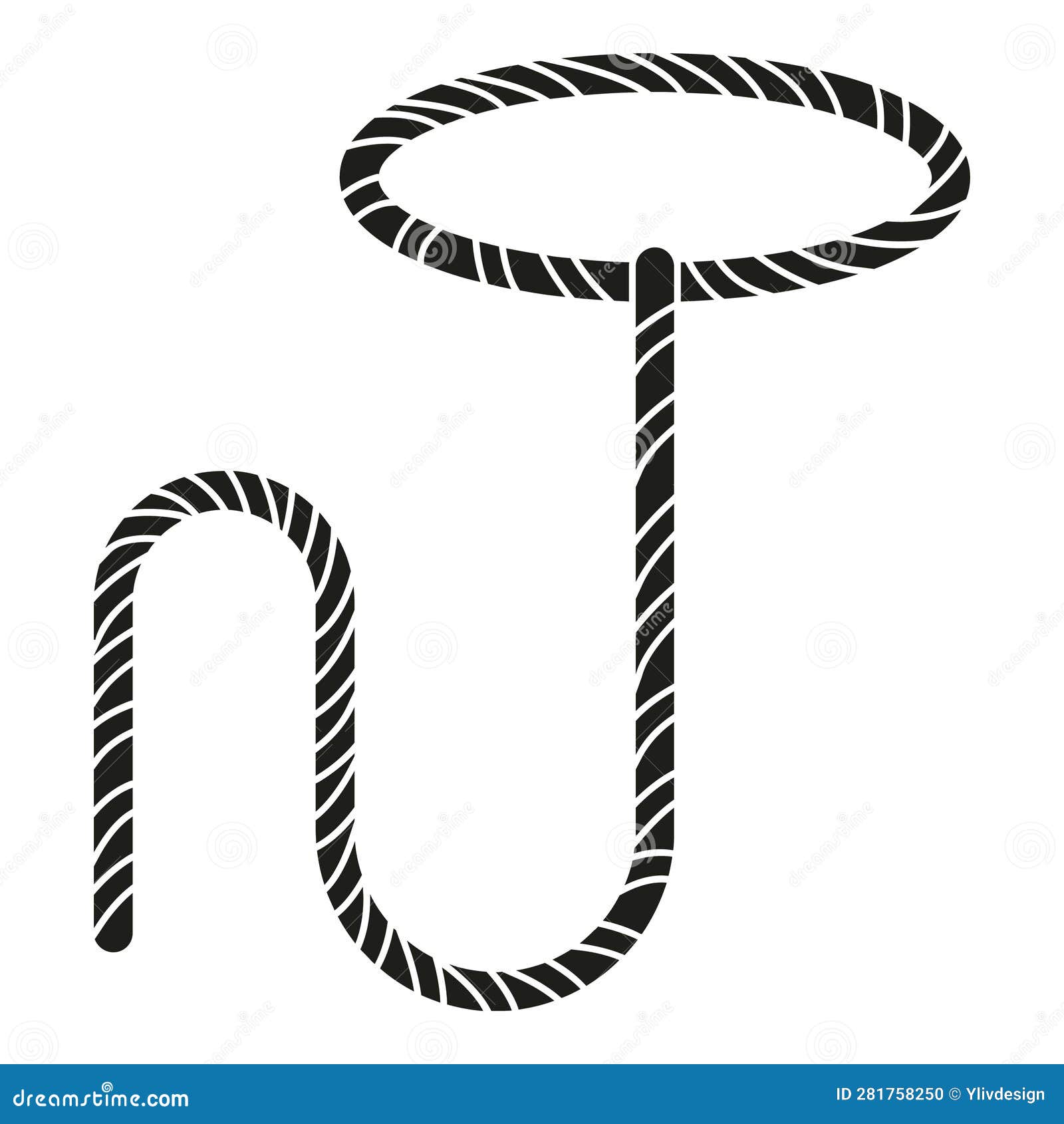 Lasso Circle Frame Vector Illustration | CartoonDealer.com #122584316