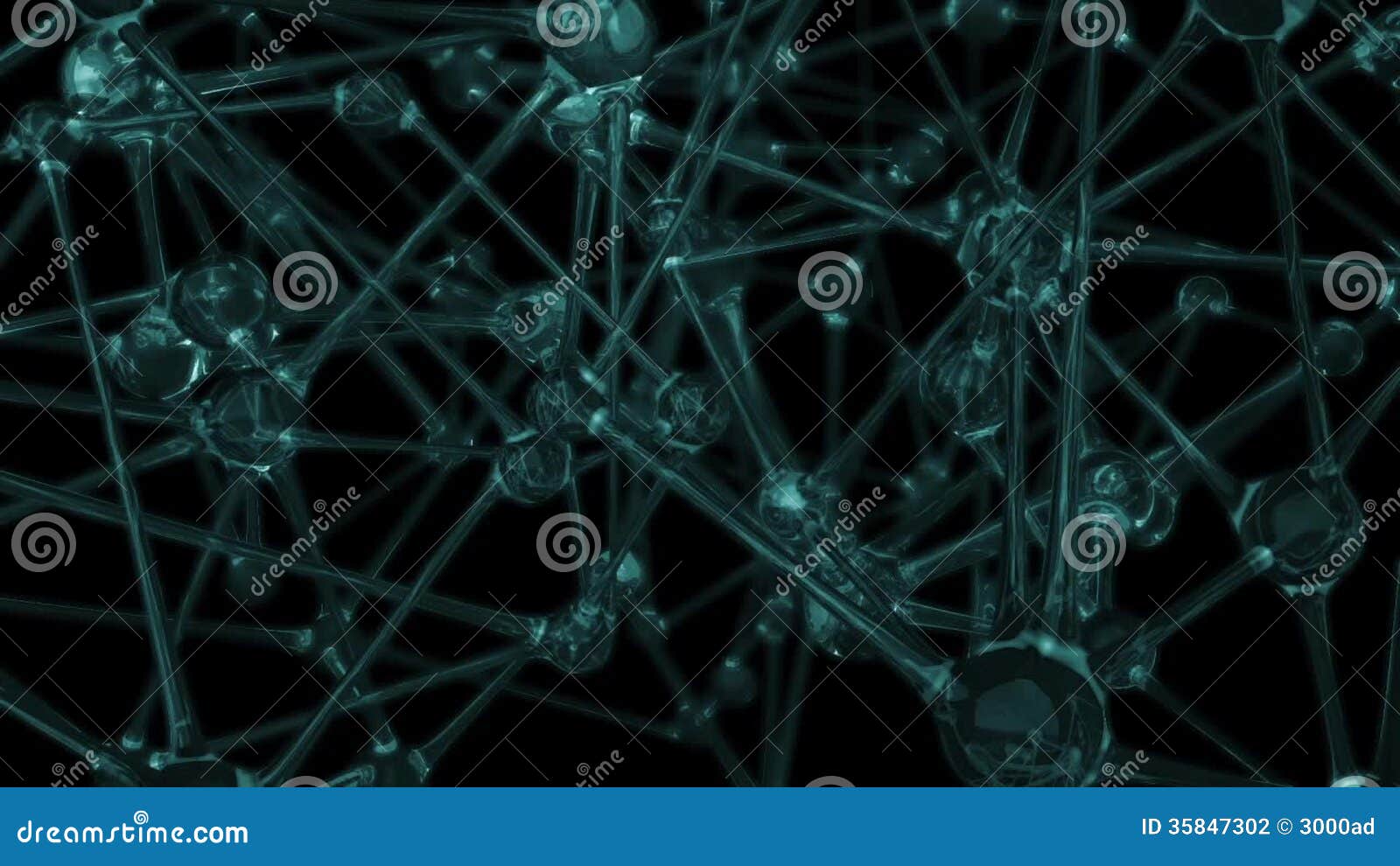 Loop With Neuron-like Network Picture. Image: 35847302