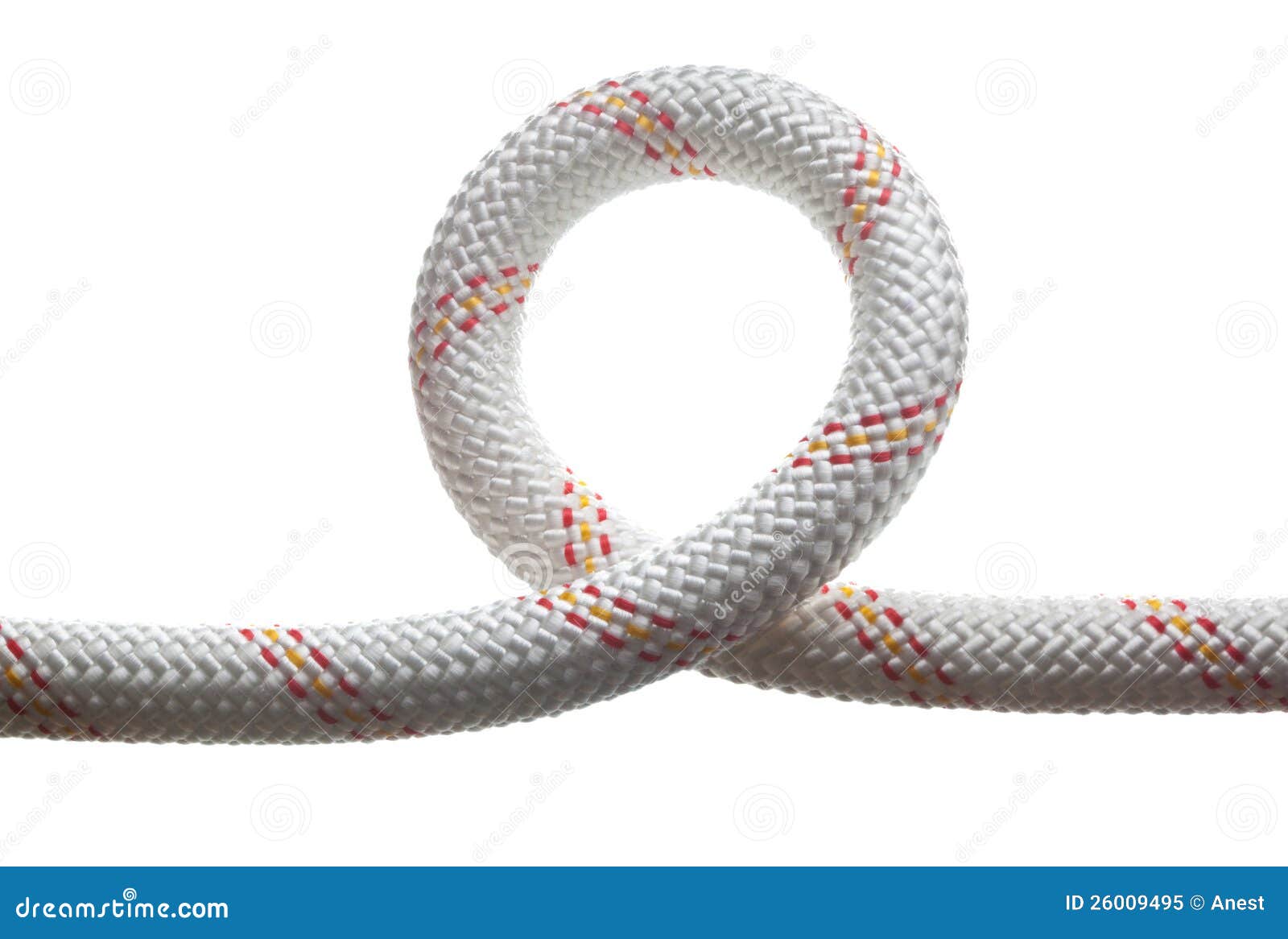 Loop of safety rope stock image. Image of safety, bend - 26009495