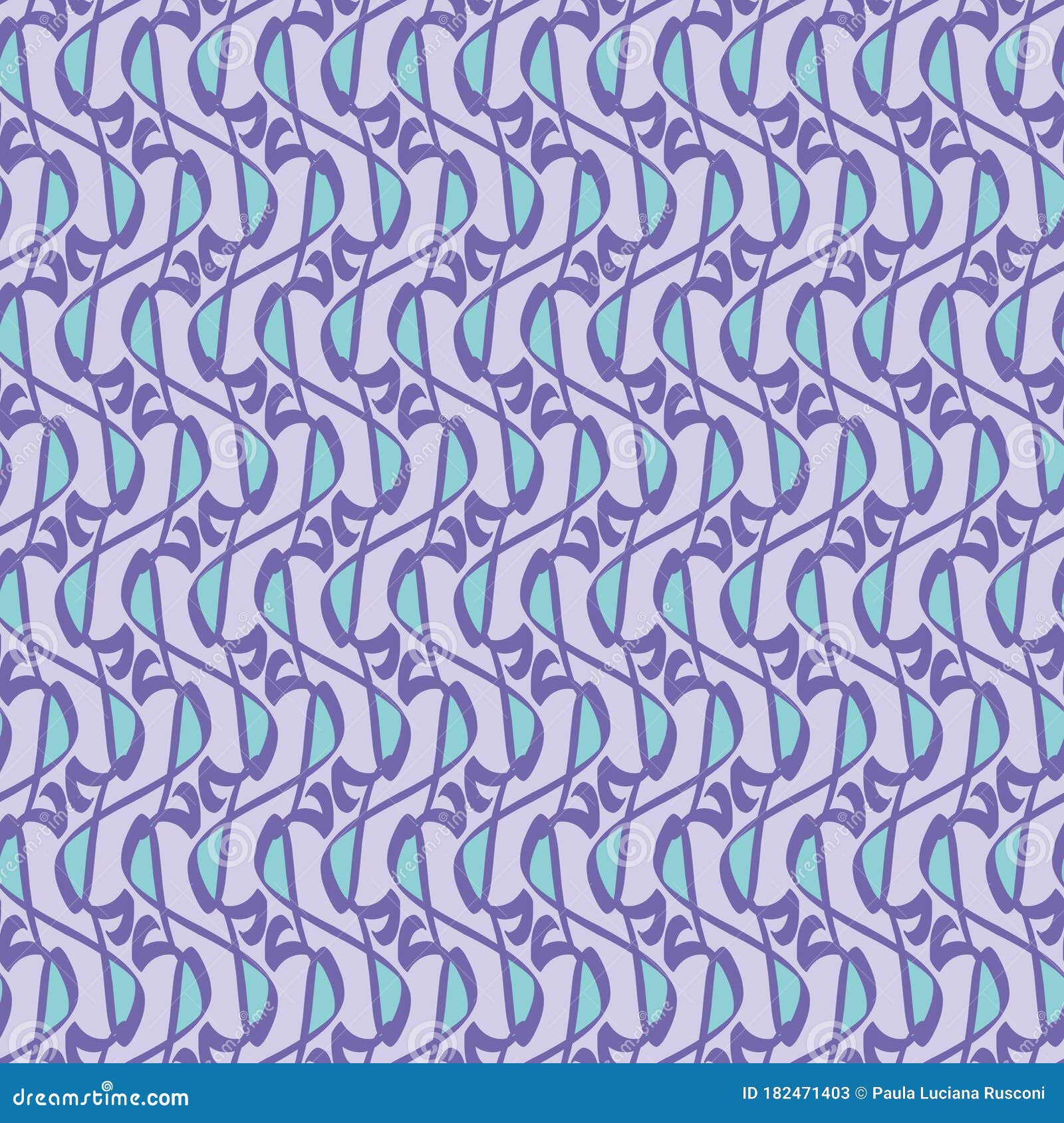 Loop Script Letter Y Background Seamless Pattern Stock Vector ...