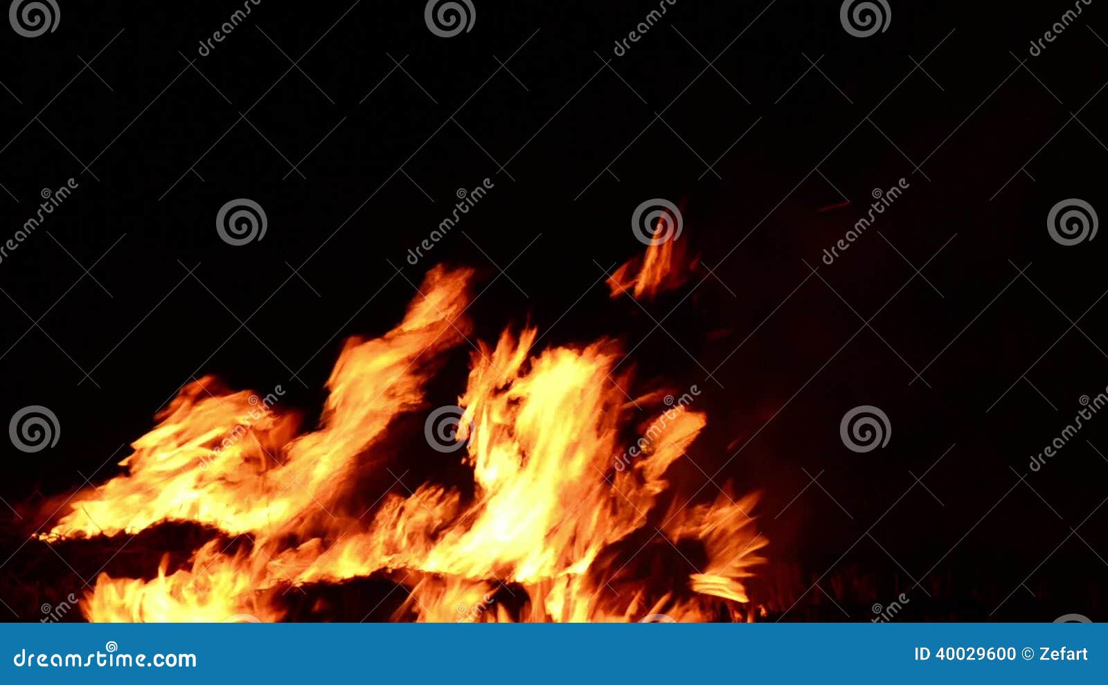 Loopable Flame with Alpha Mask Stock Footage - Video of dark, fiery ...