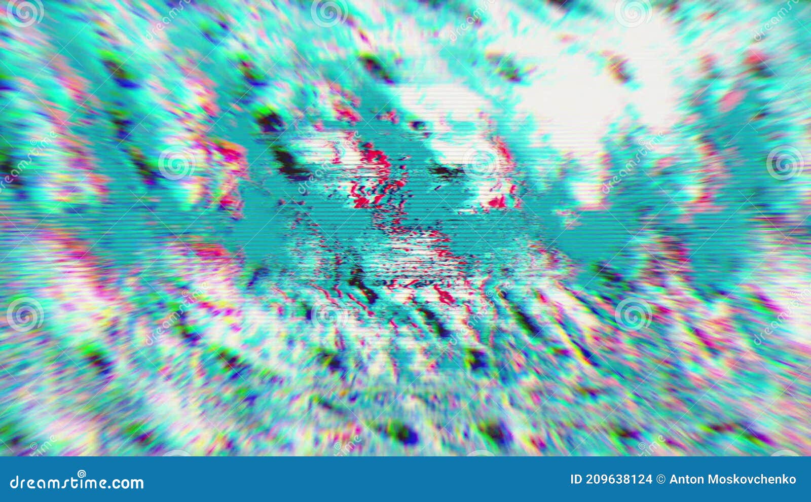 Loopable Multi-colored Background. Data Mosh Imitation. Stock Footage ...