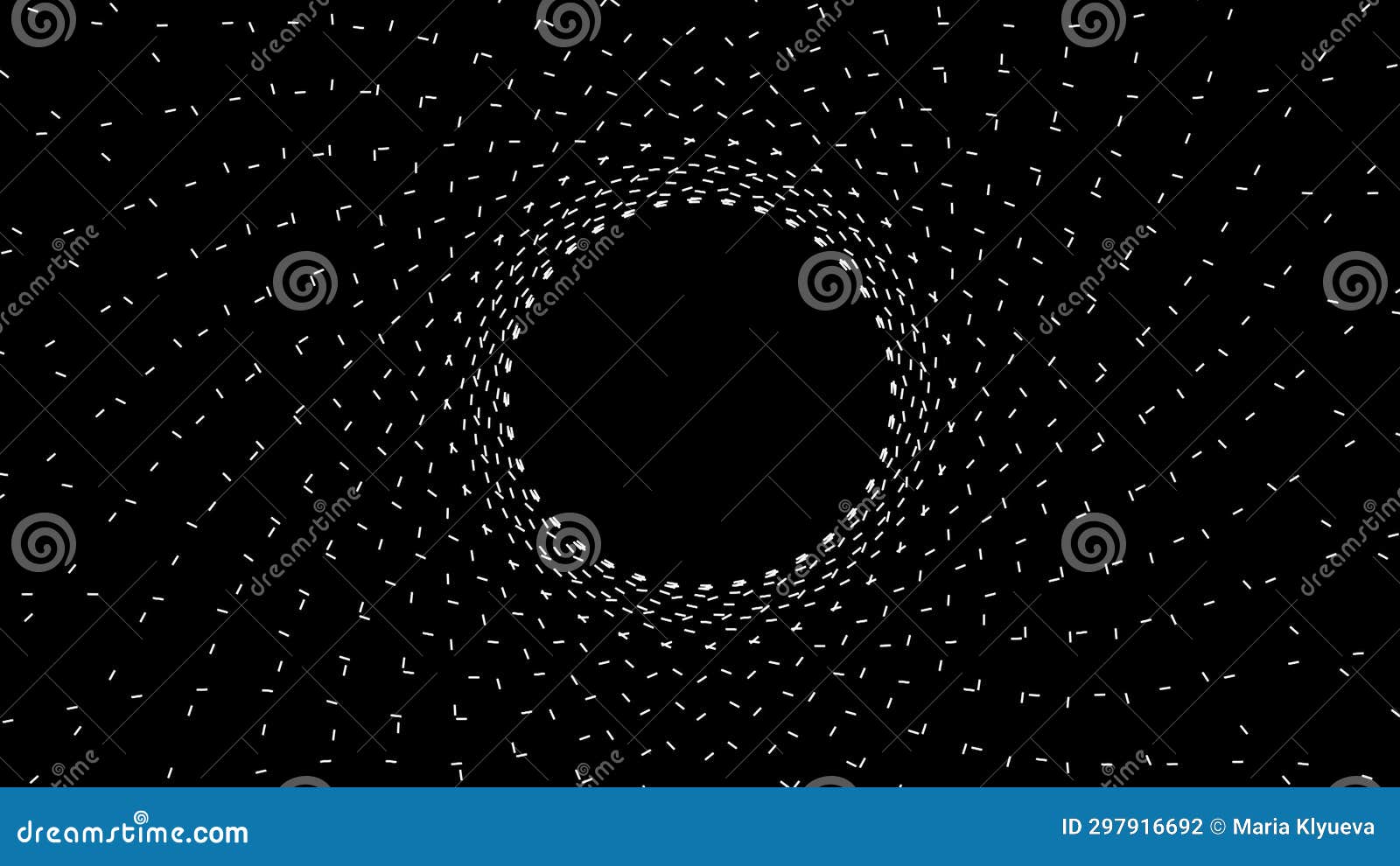 Looped Animation Background. Black and White for Screensaver Stock ...
