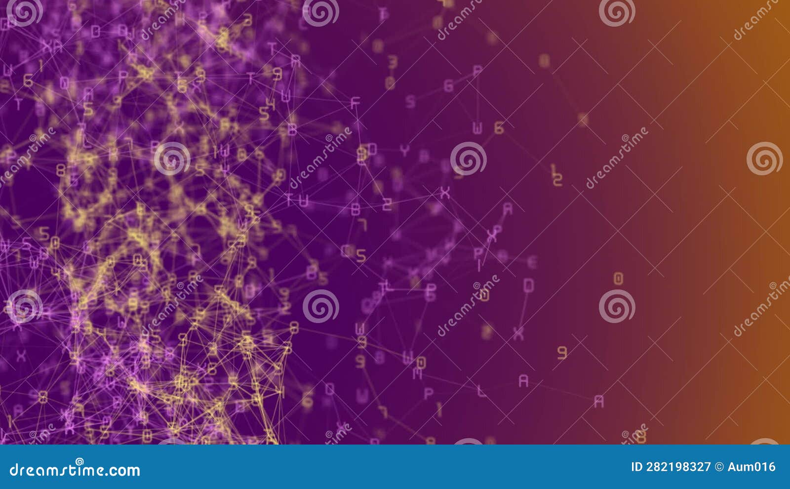 Generating Numbers. the Process of Generation by Neural Networks Stock ...
