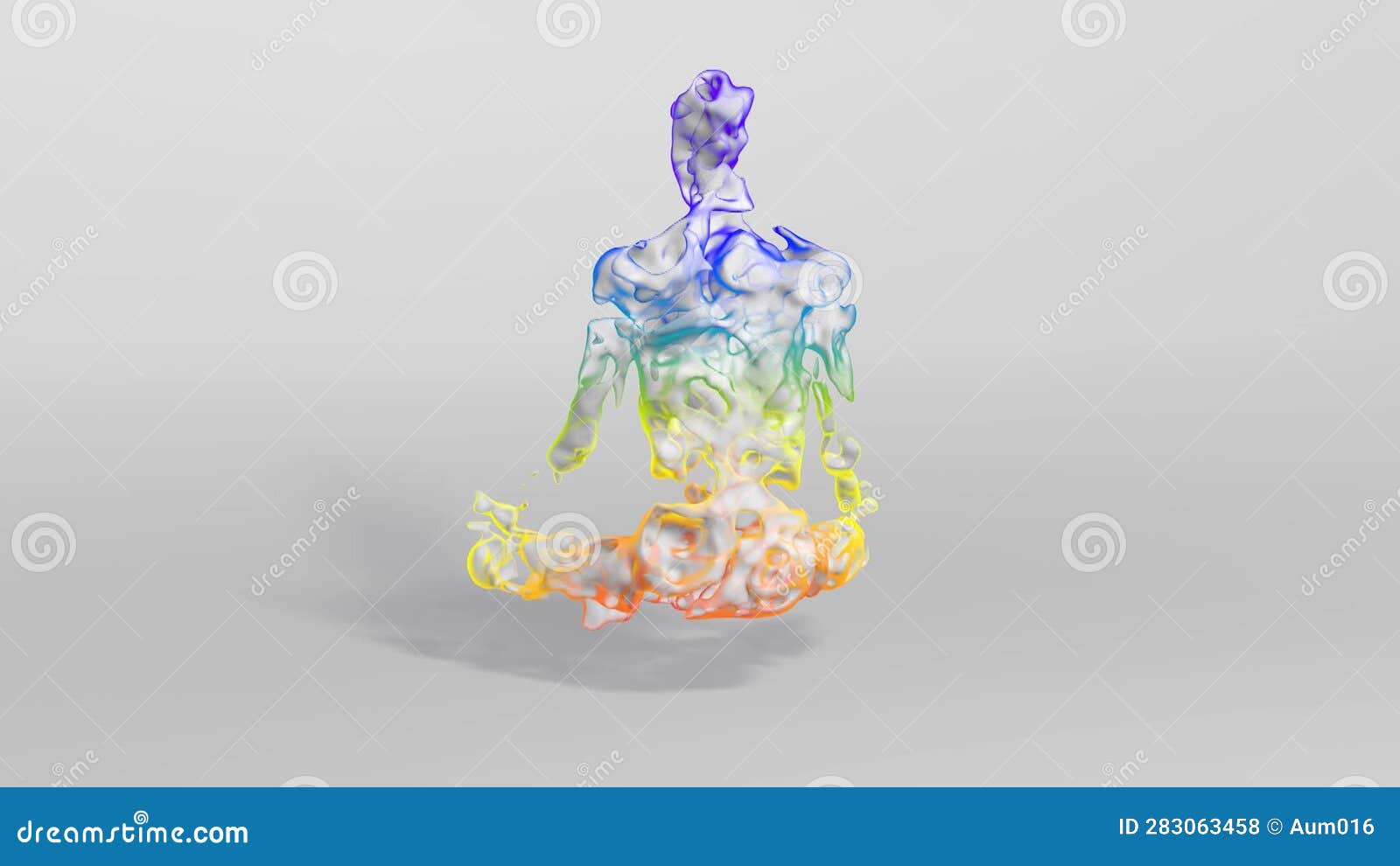 Meditative Change of Consciousness of Self-perception Stock Footage ...