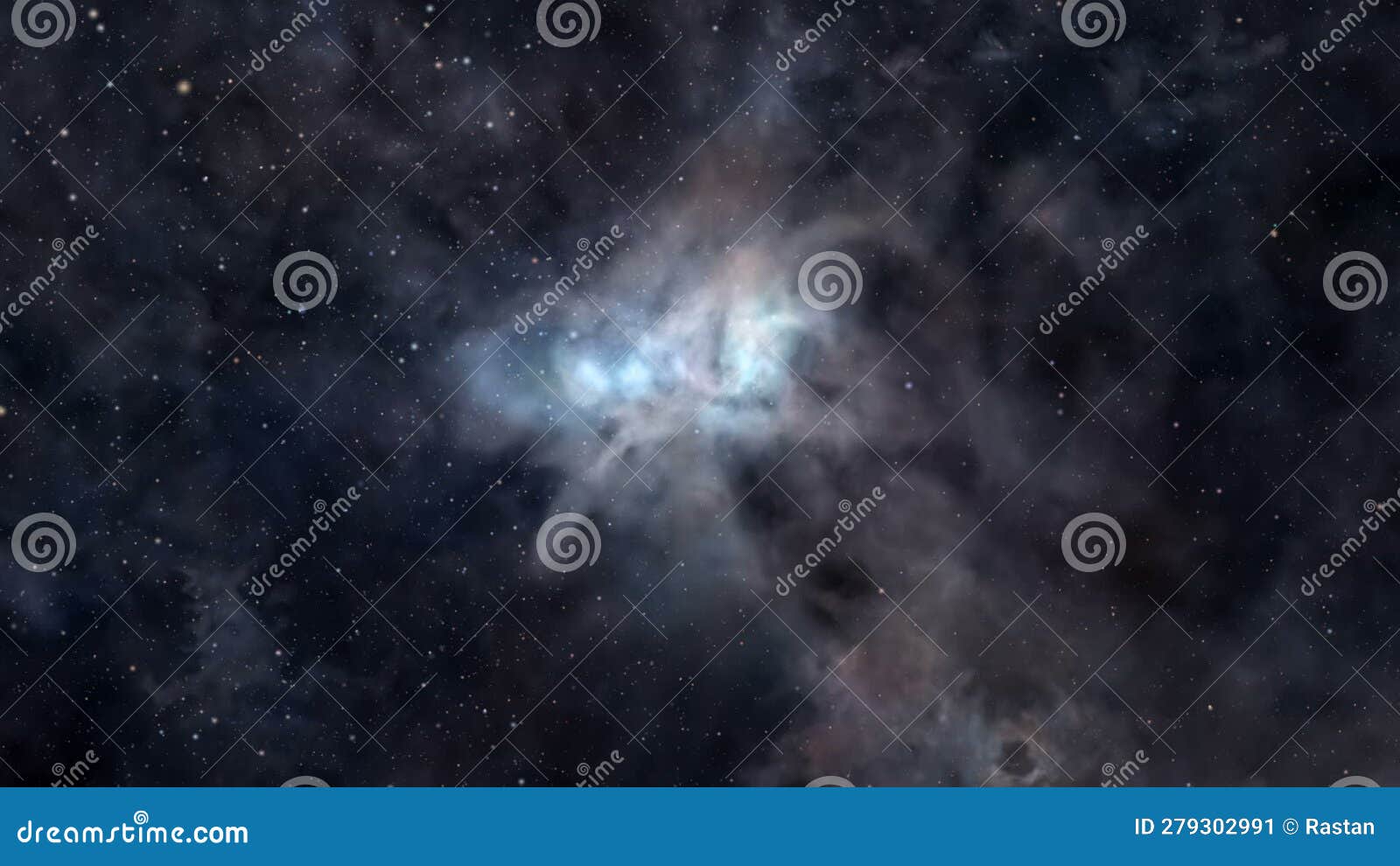 Looped deep space flight stock video. Video of depths - 279302991