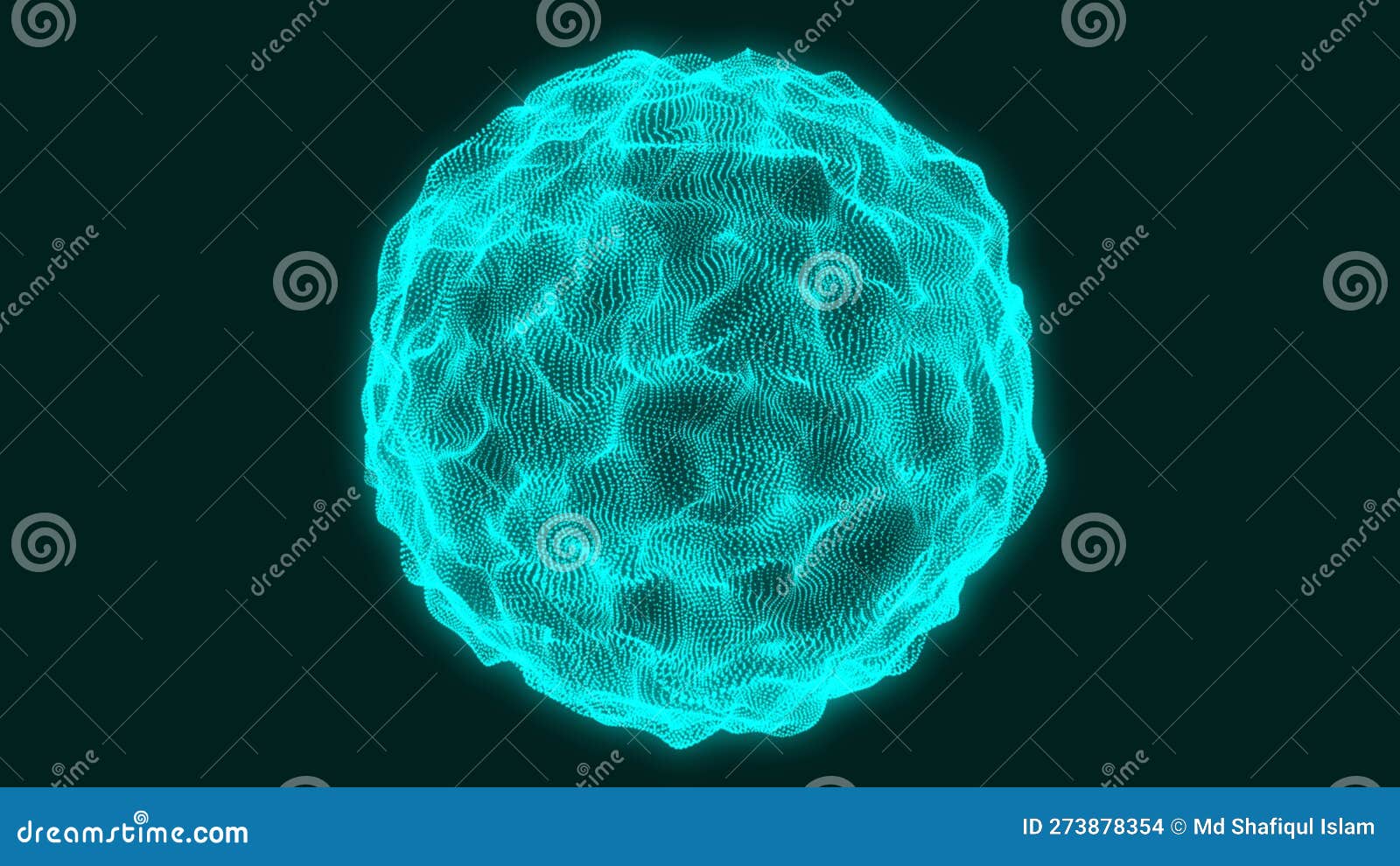 Looped Distortion Waves on Abstract Sphere of Particles. Abstract ...