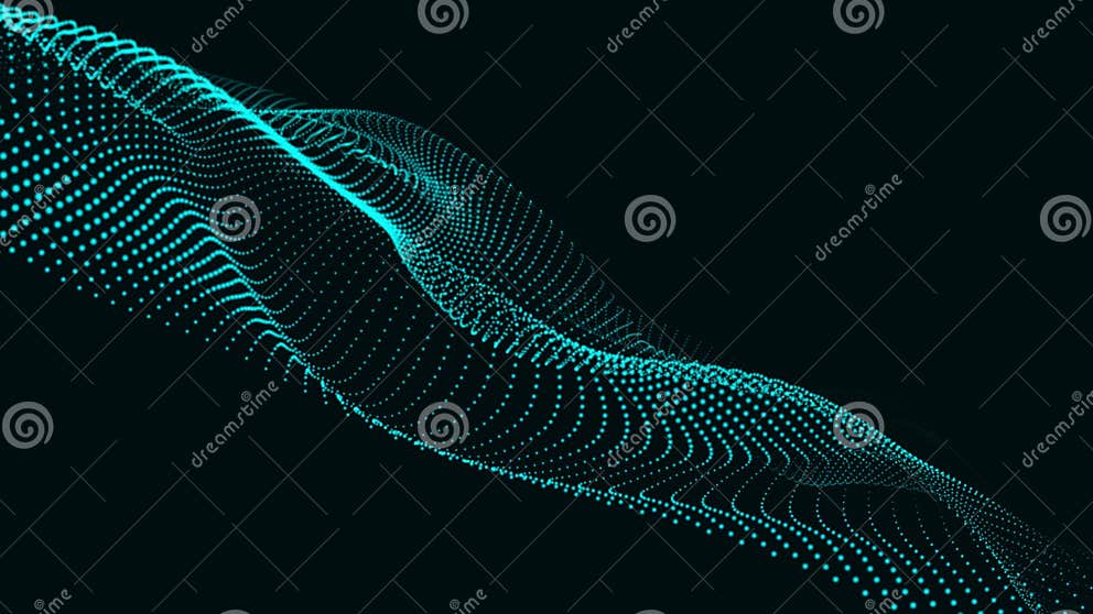 Looping Animated Background Made with Trapcode Form. Abstract Digital Forms Background Stock ...