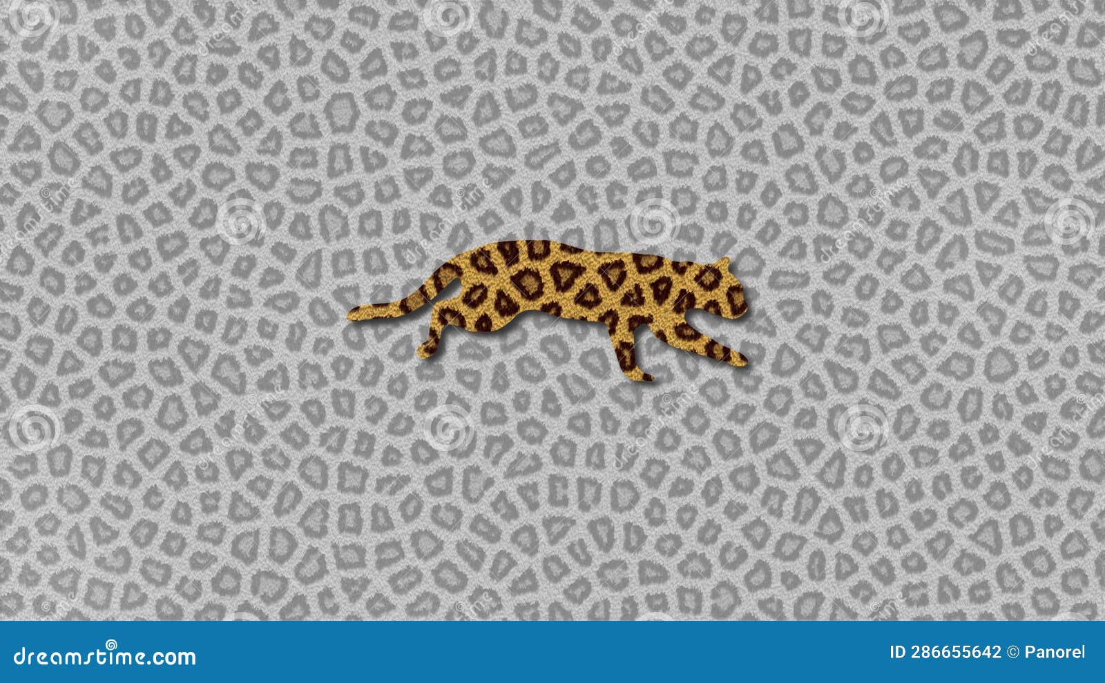 A Looping Animation of a Leopard Textured Cat. Stock Footage - Video of ...