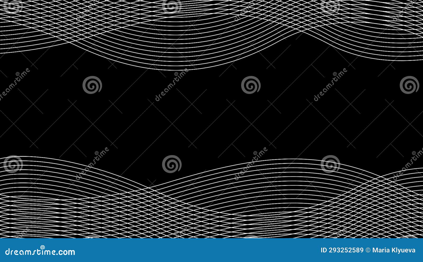 Looping Animation of Smooth White String Waves. 2d Motion Stock Video ...