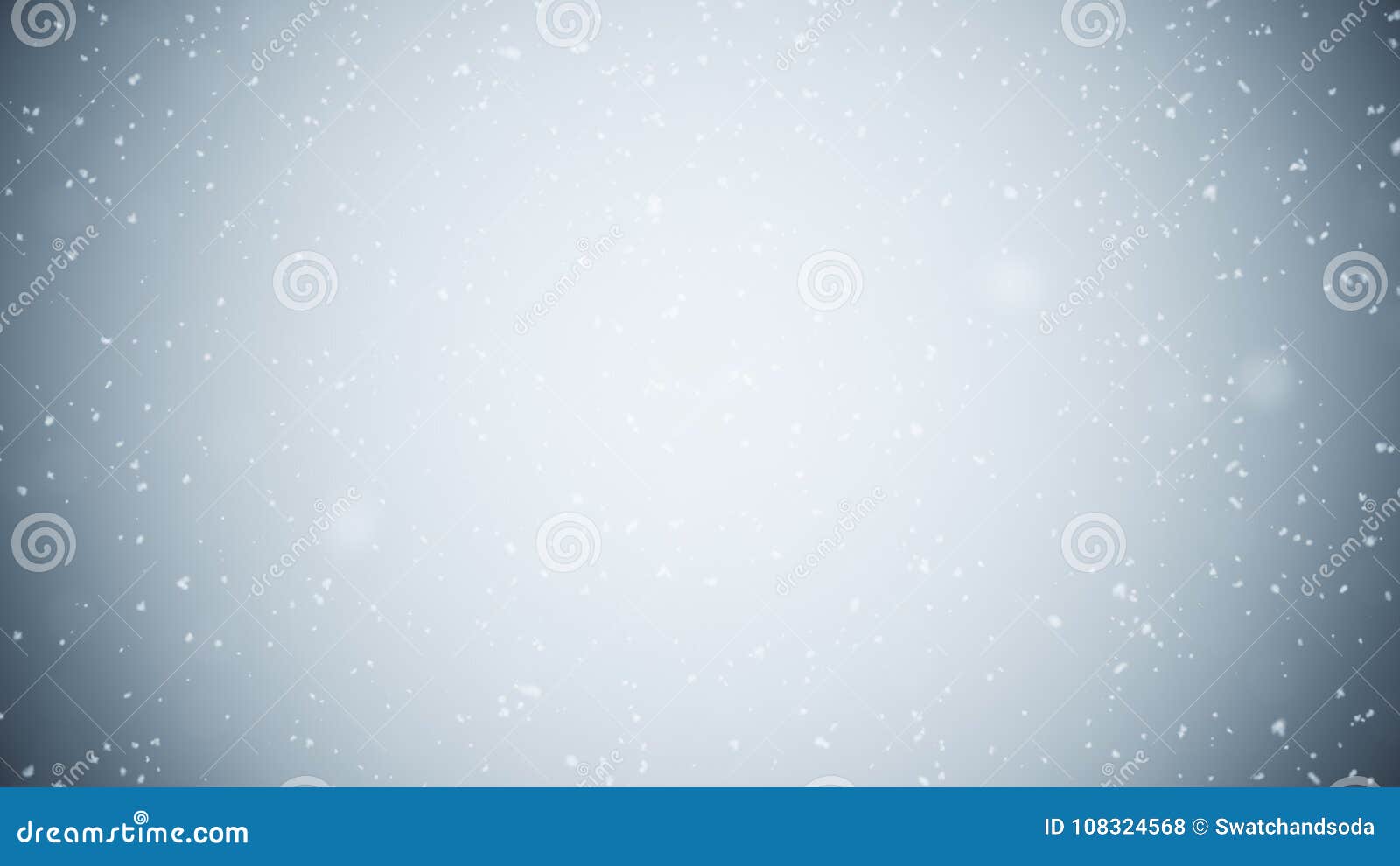 Winter Themed Snow Falling Background Loop Stock Footage - Video of ...