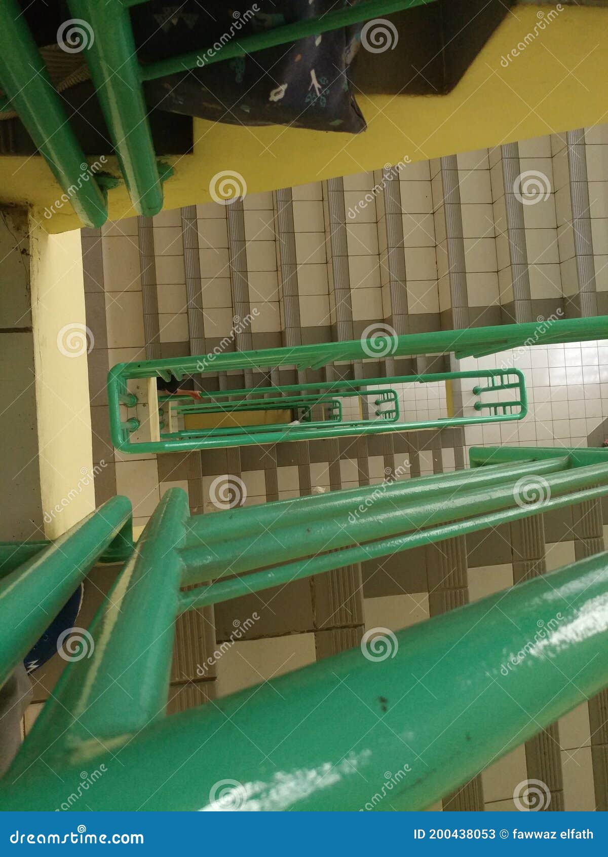 Looping Stairs in University Stock Image - Image of line, university ...