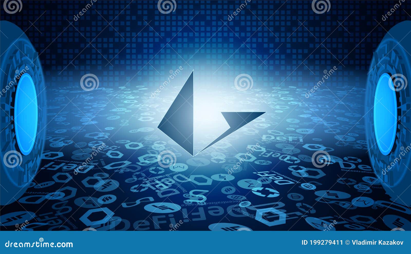 Loopring LRC Token Symbol of the DeFi System Shining in the Rays of ...