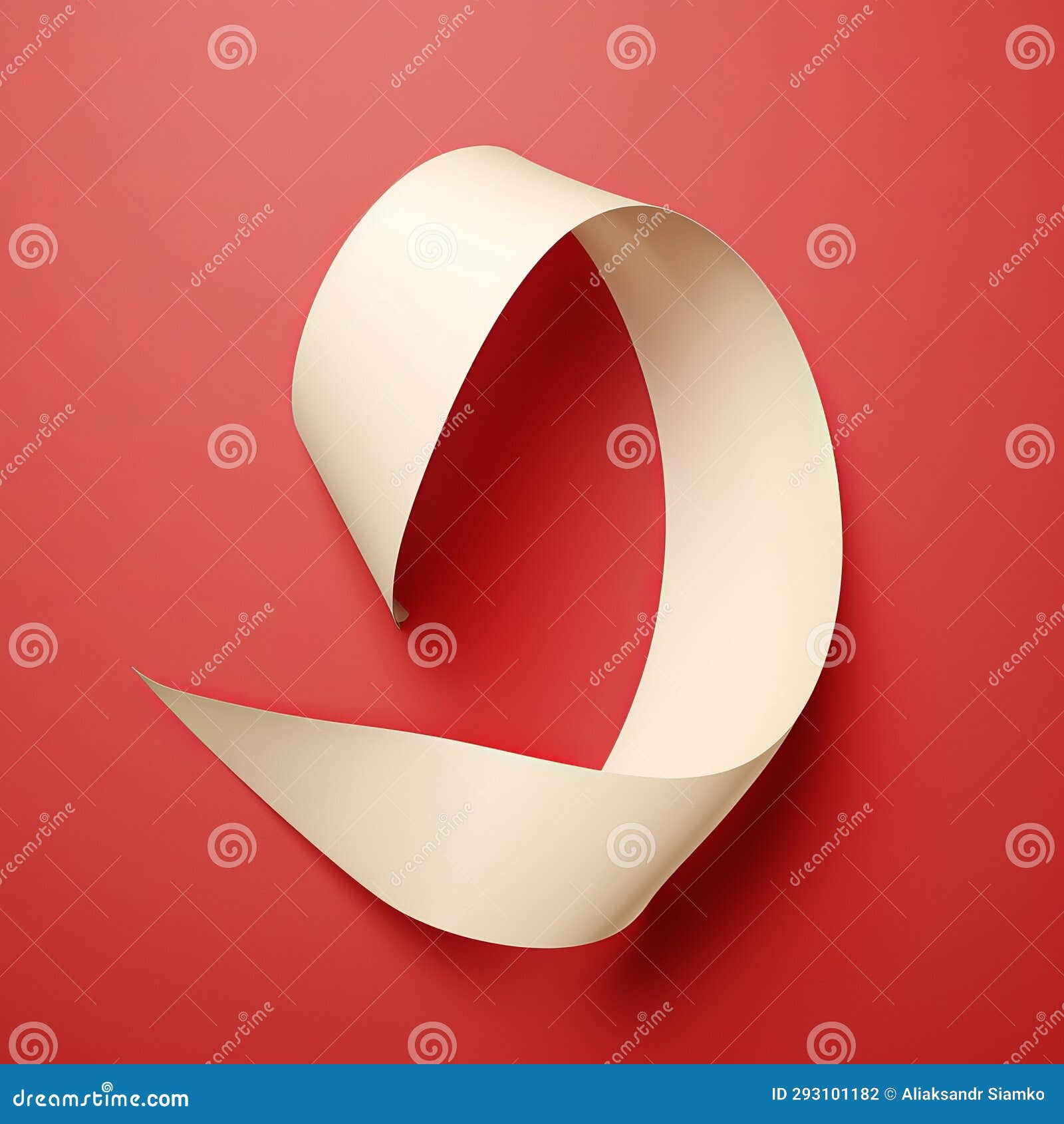 Loose Blank Sheet of Film Paper Stock Illustration - Illustration of ...