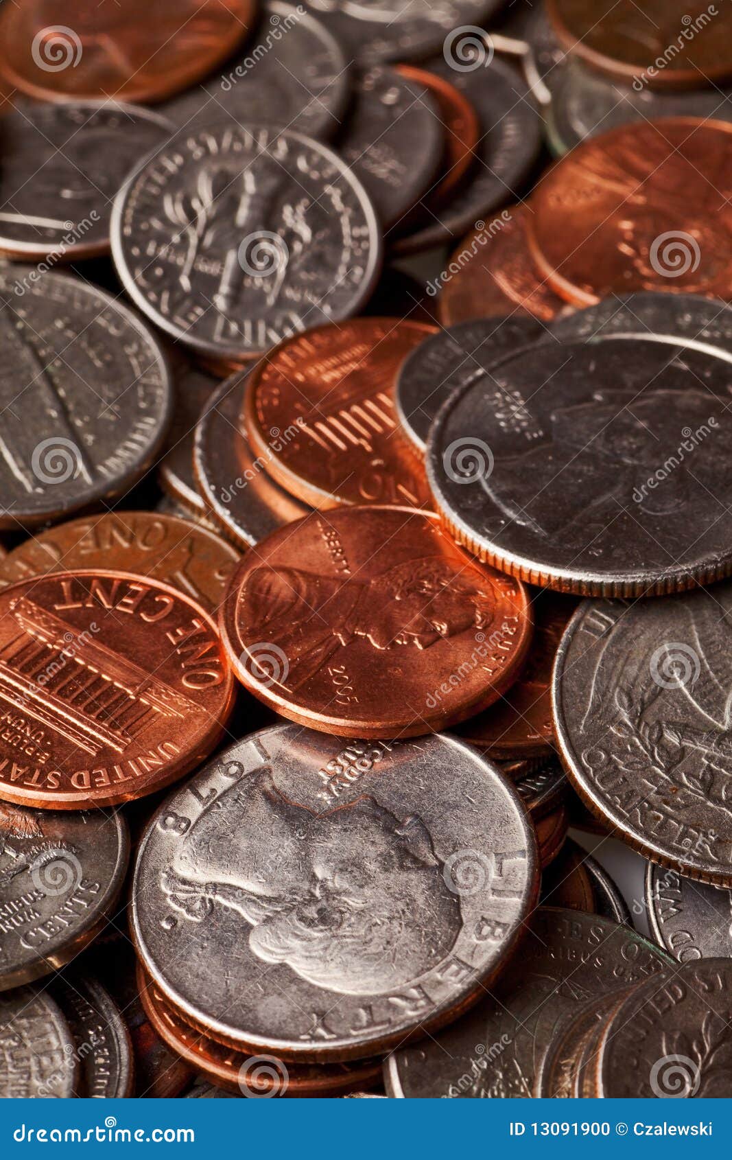 Loose change stock photo. Image of color, change, cent - 13091900