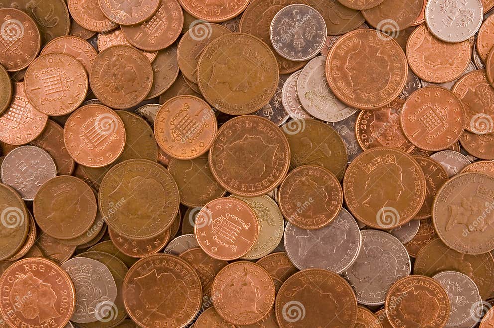 Loose change stock image. Image of trade, economic, metal - 911903