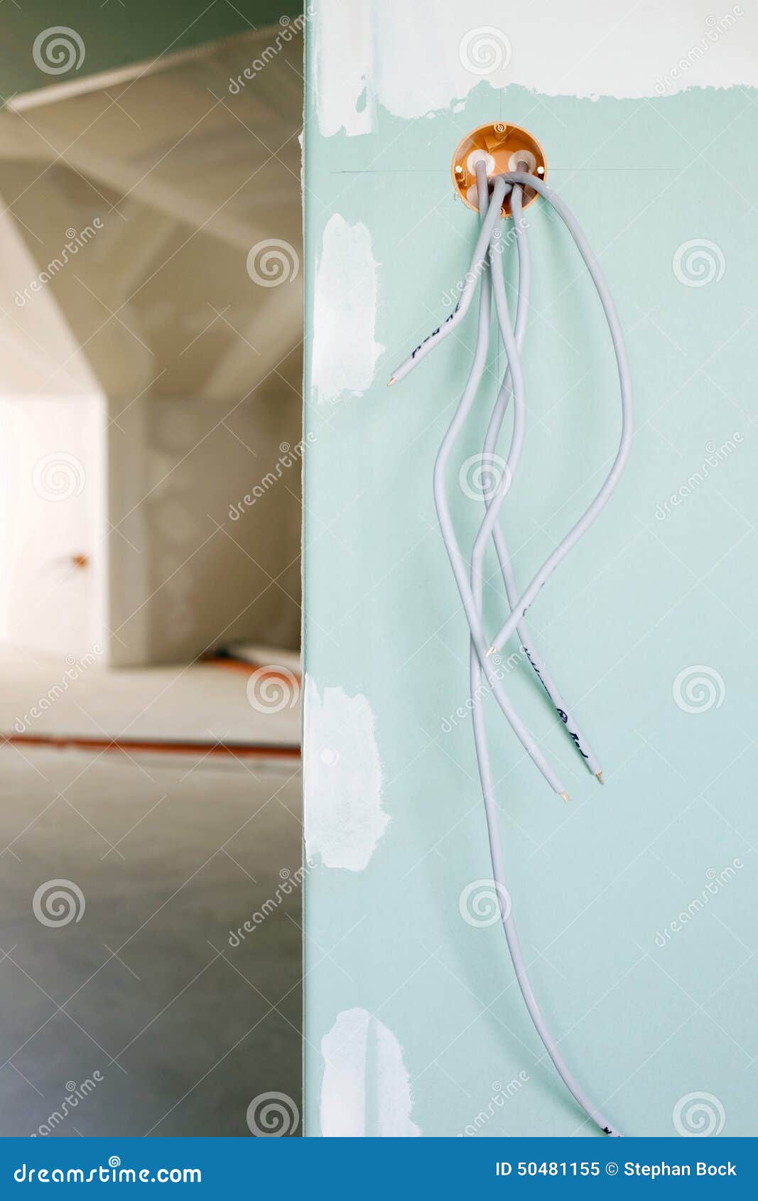 Loose electrical wires stock image. Image of working - 50481155