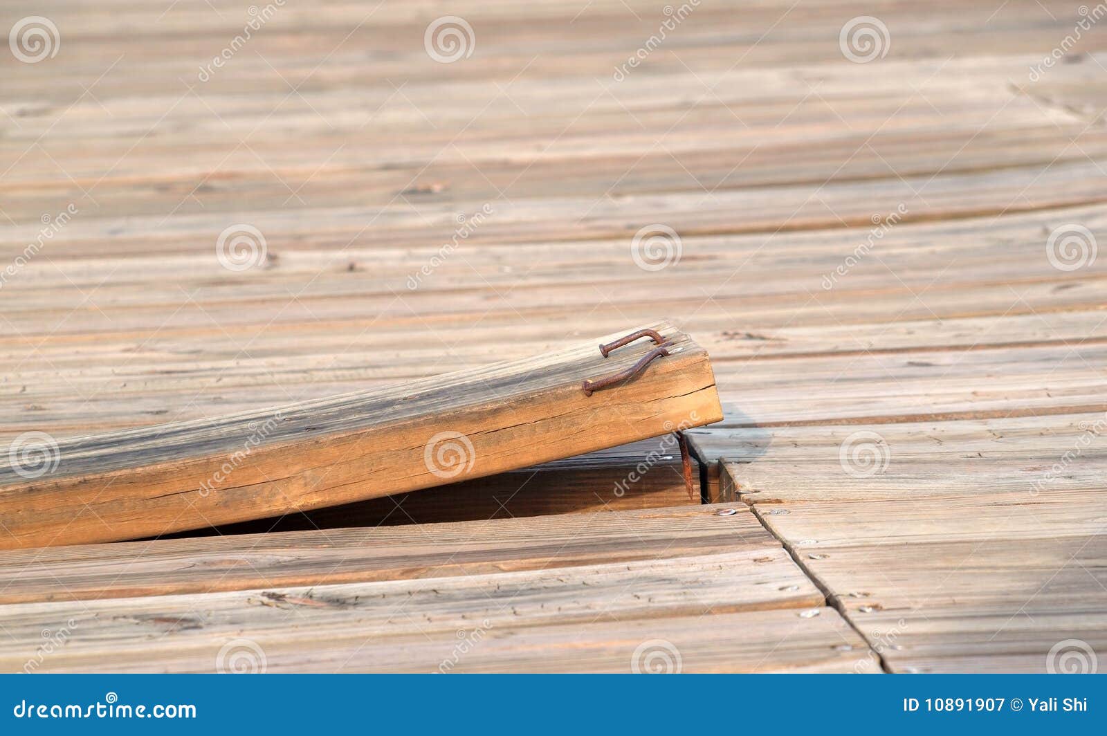 Loose Floorboard stock image. Image of platform, bent - 10891907