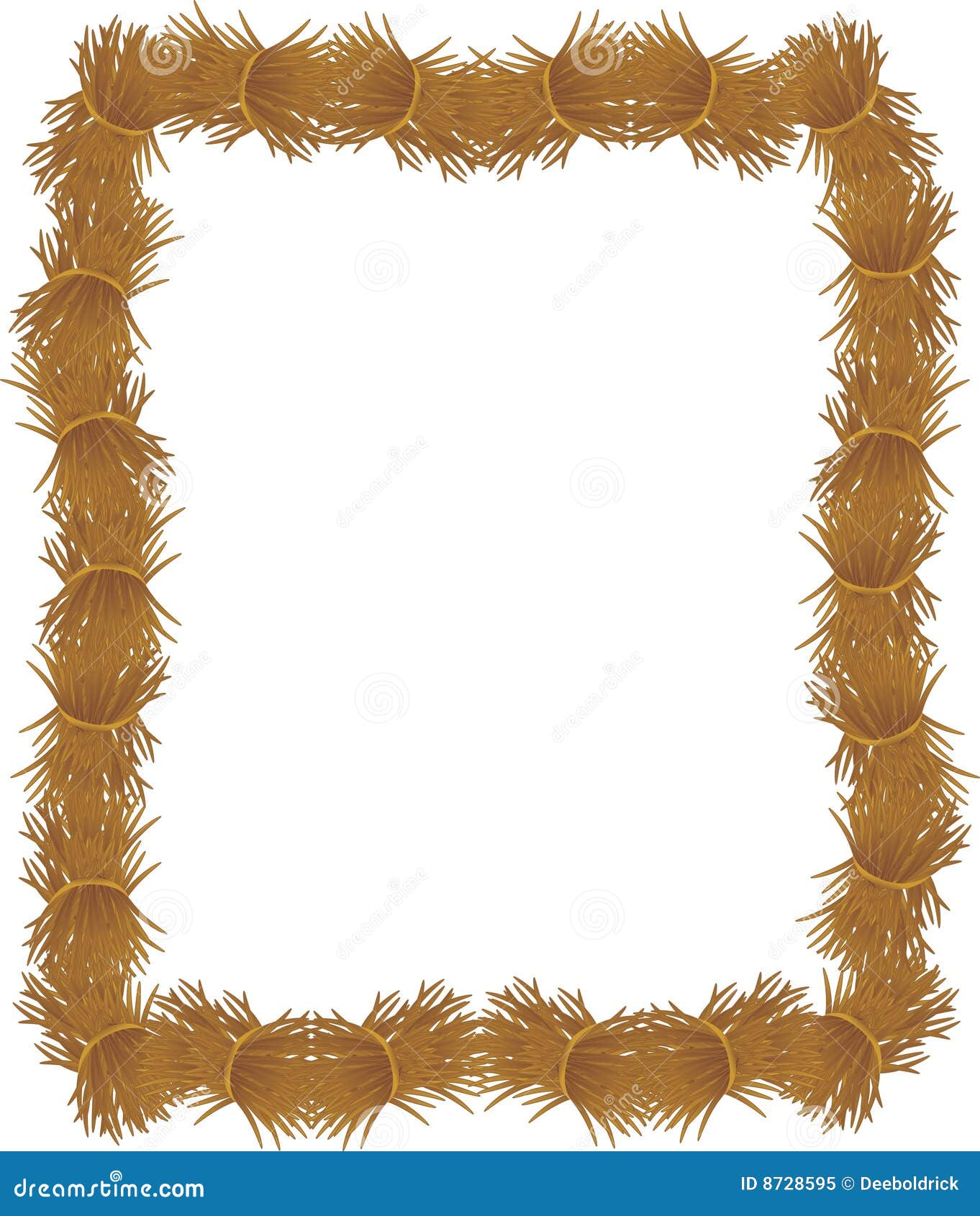 Loose hay bales frame stock vector. Illustration of haystack - 8728595