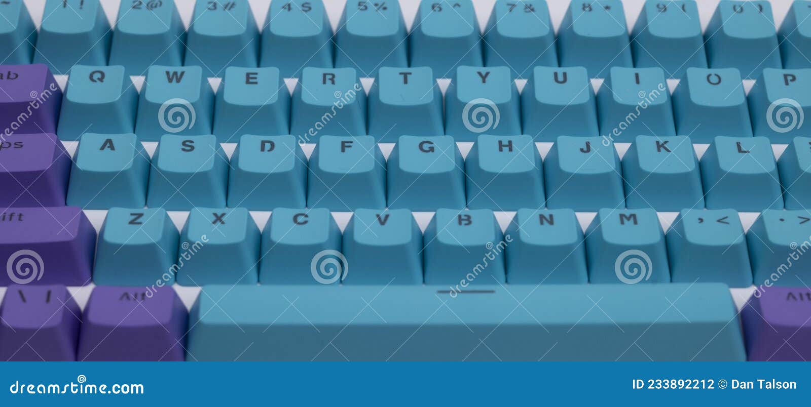 Losse Computer Keyboard Keys Moving Around Stock Photo - Image of ...