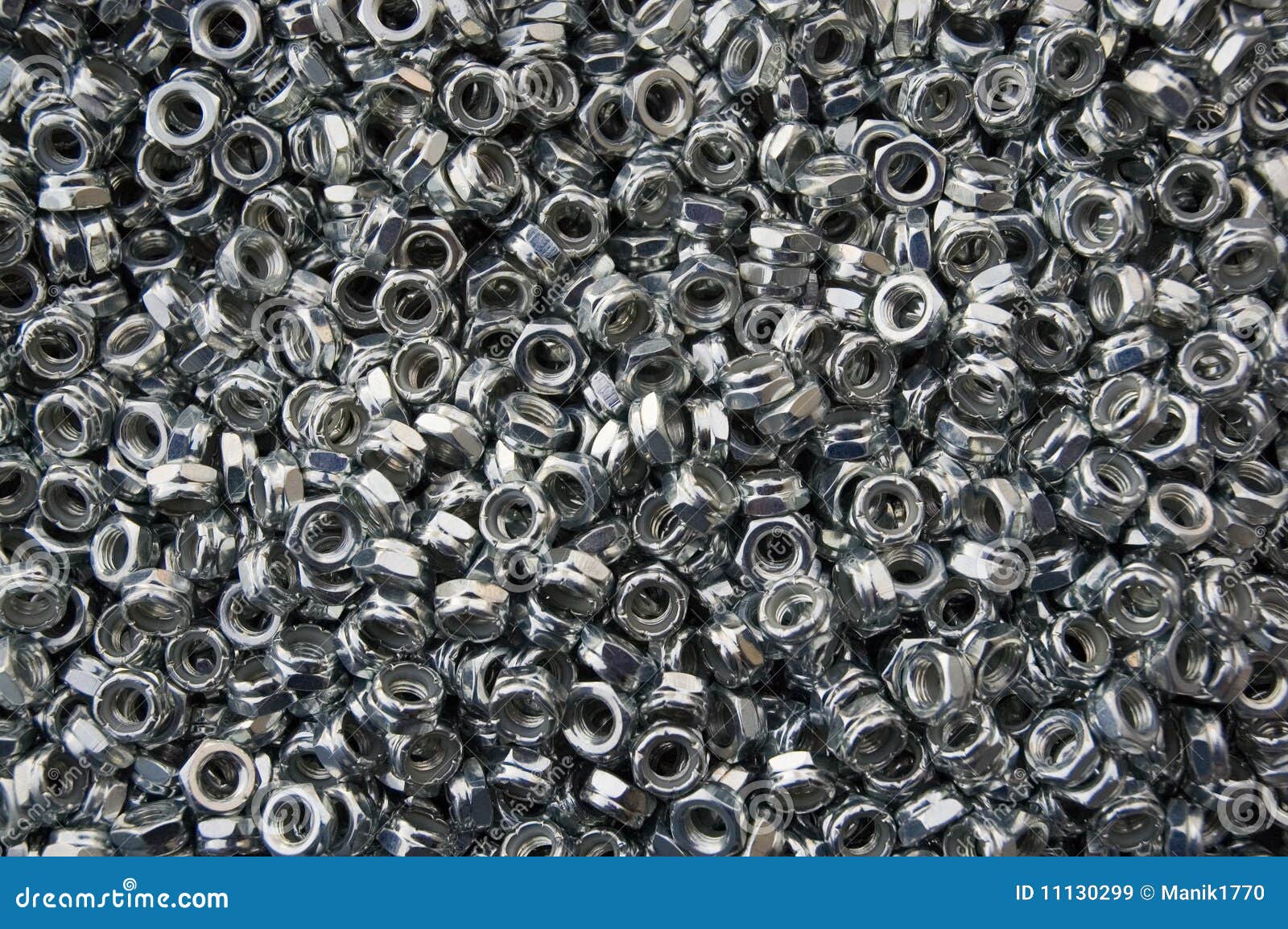 Loose Nuts stock image. Image of hardware, grey, neat - 11130299