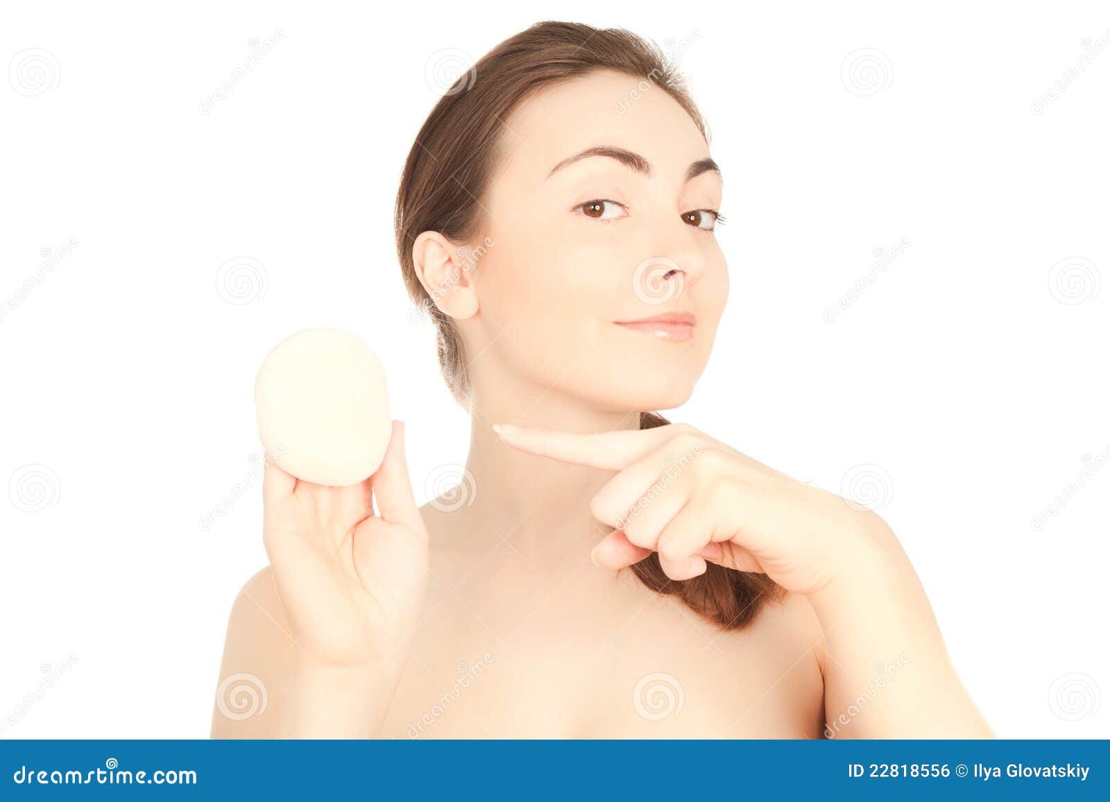 Loose powder stock photo. Image of goddess, fashion, eyes - 22818556