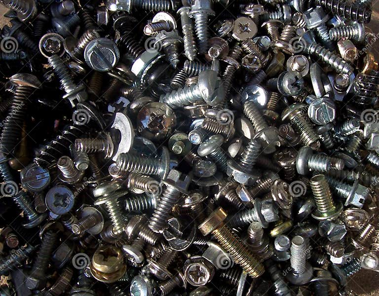 Loose Screws stock image. Image of screws, assorted, loose - 84557