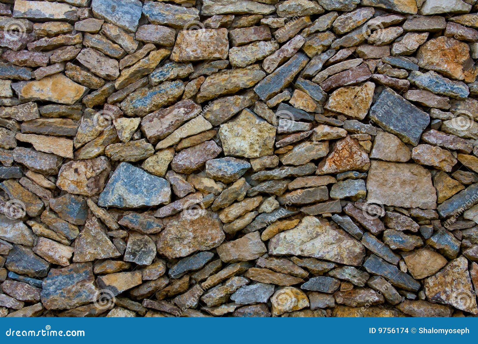 Loose Stacked Stone stock photo. Image of rustic, aged - 9756174