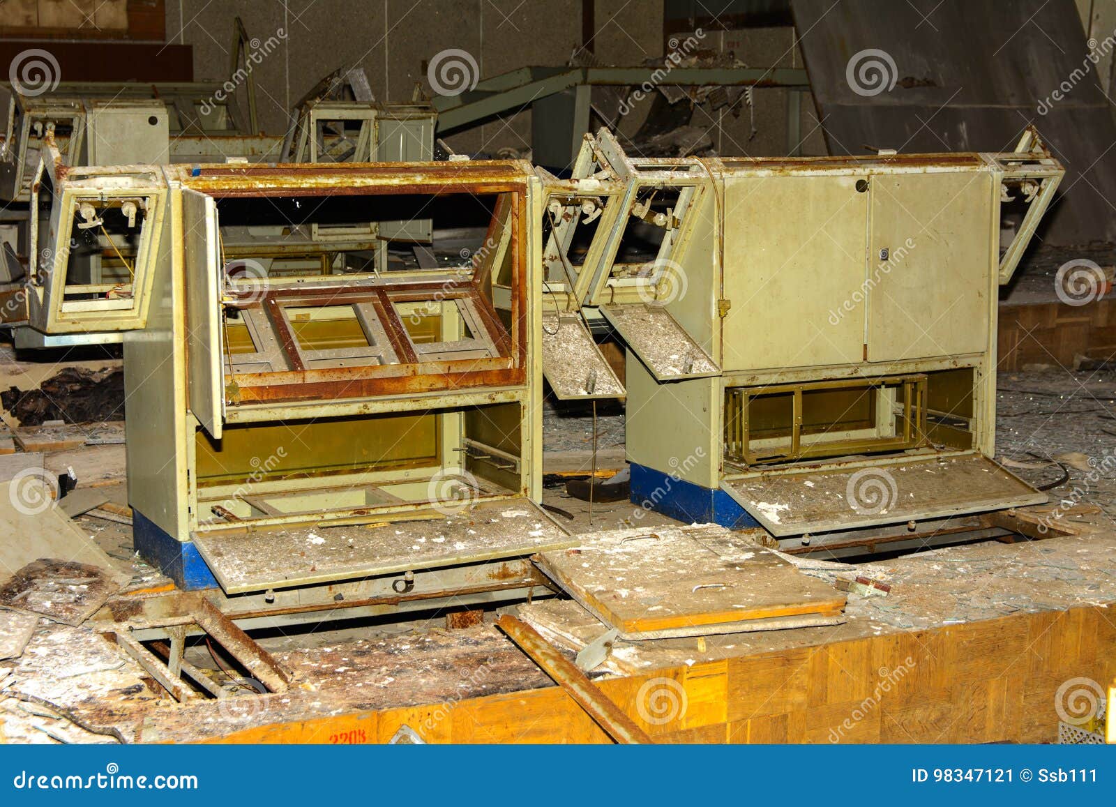 The Looted Command Post of the Secret Military Unit of the PRO Stock ...