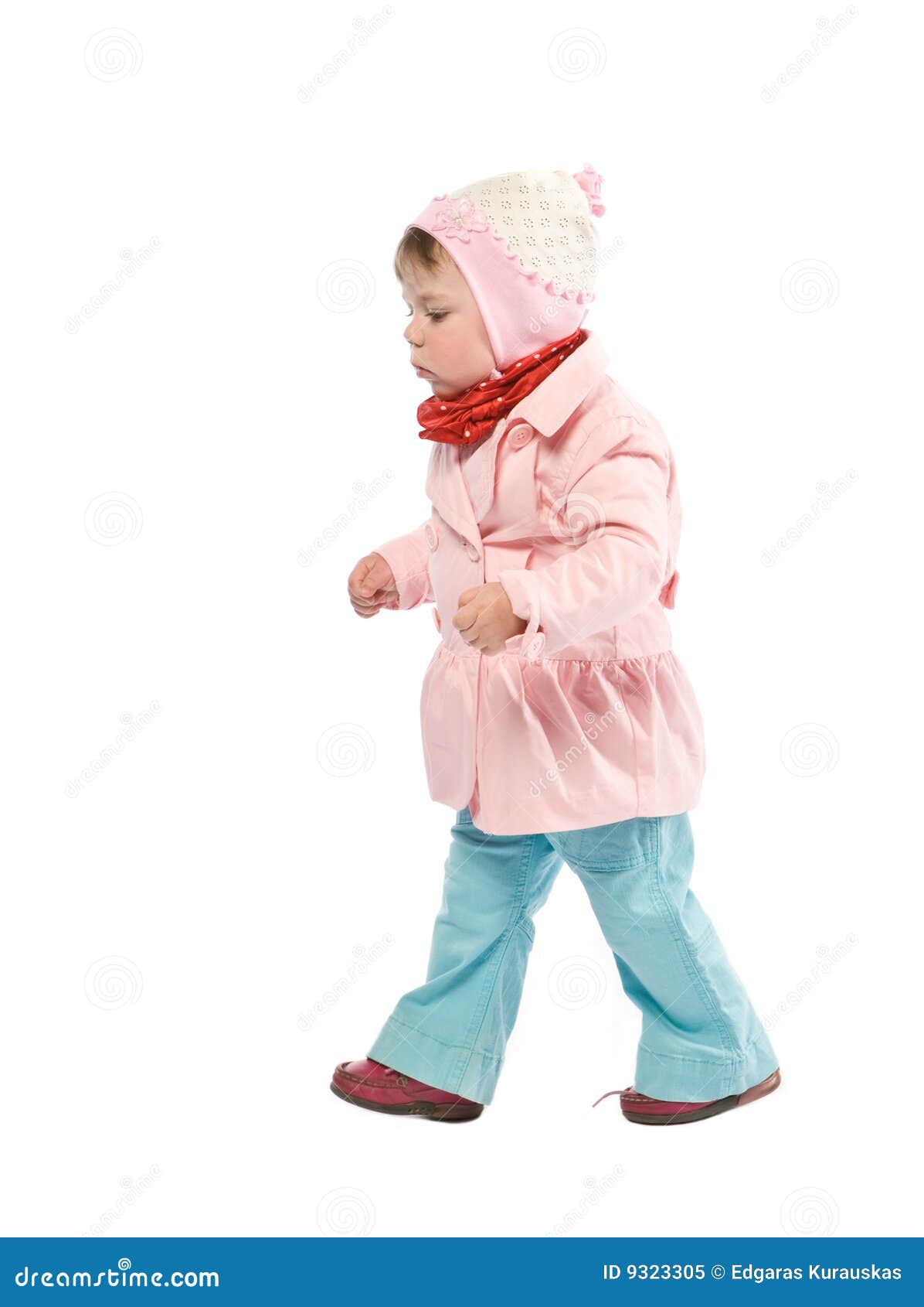 Lopend kind stock afbeelding. Image of baby, mensen, activiteit - 9323305