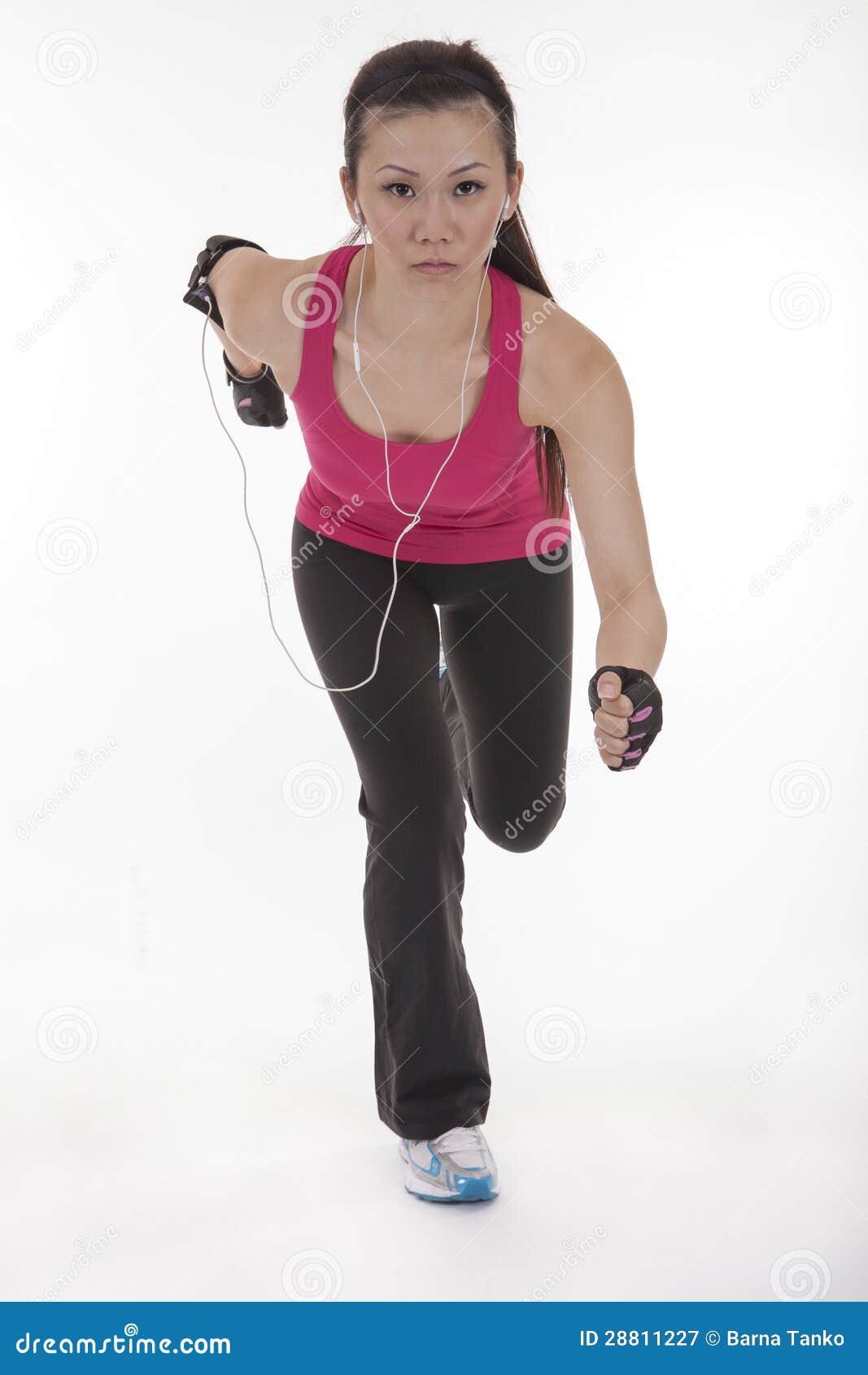 Lopend meisje stock afbeelding. Image of actief, gezond - 28811227