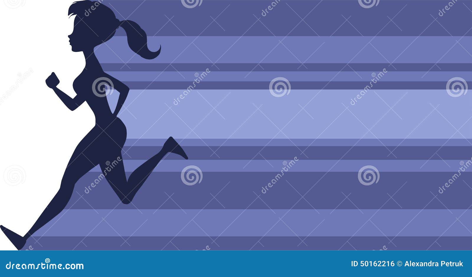 Lopend meisje vector illustratie. Illustration of levensstijl - 50162216