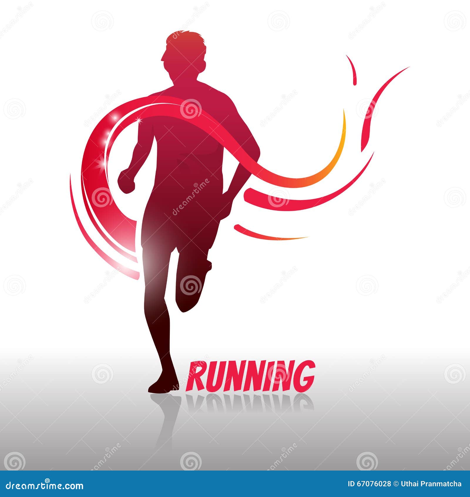 Lopend Mensenembleem En Symbool Vector Illustratie - Illustration of ...