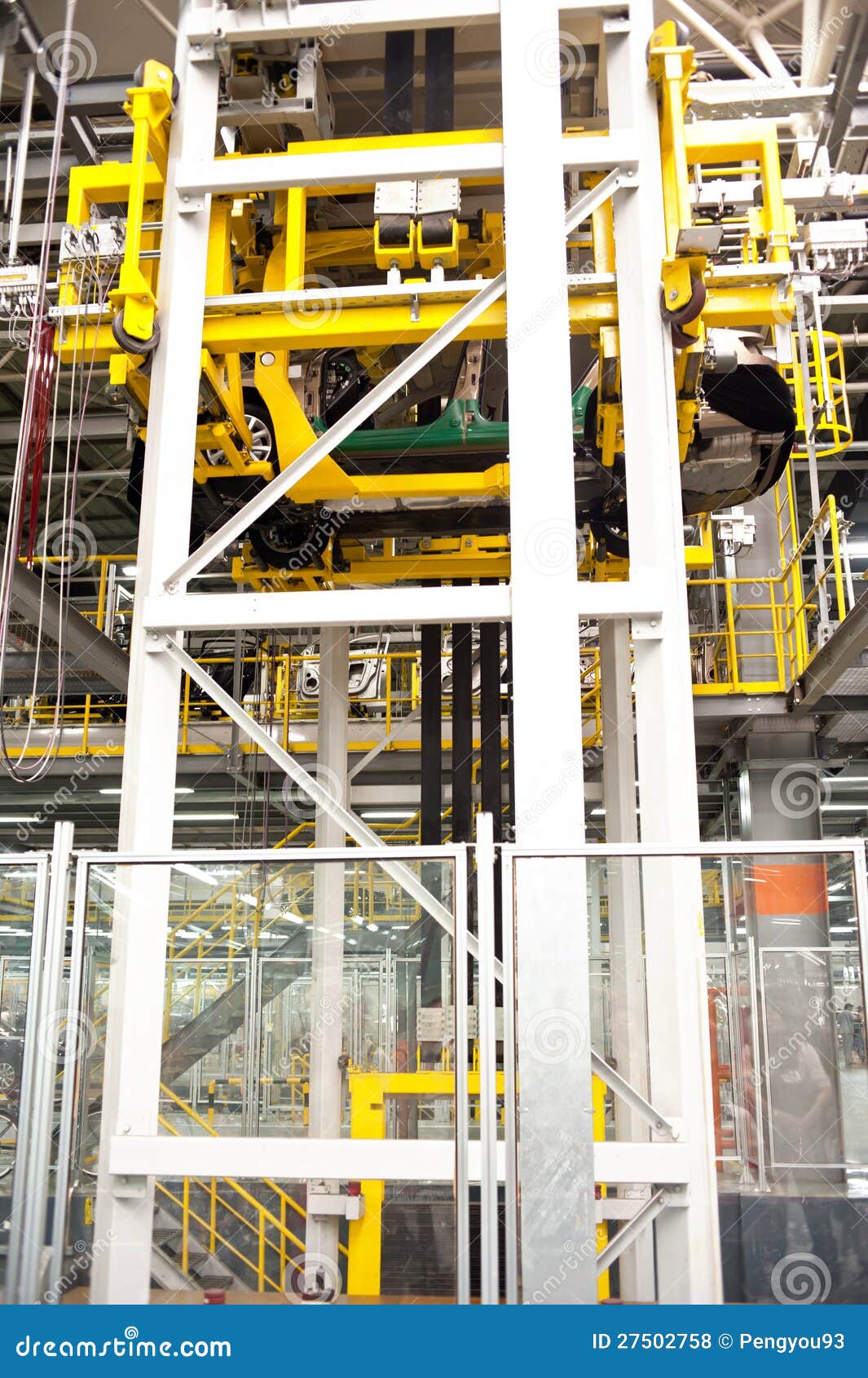 Lopende Band Van De De Assemblageworkshop Van De Auto De Definitieve ...