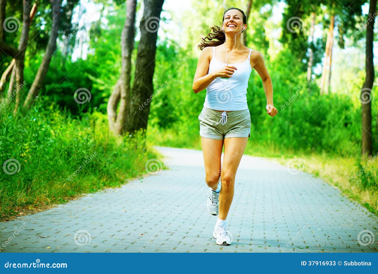 Lopende Vrouw stock afbeelding. Image of agent, pasvorm - 37916933