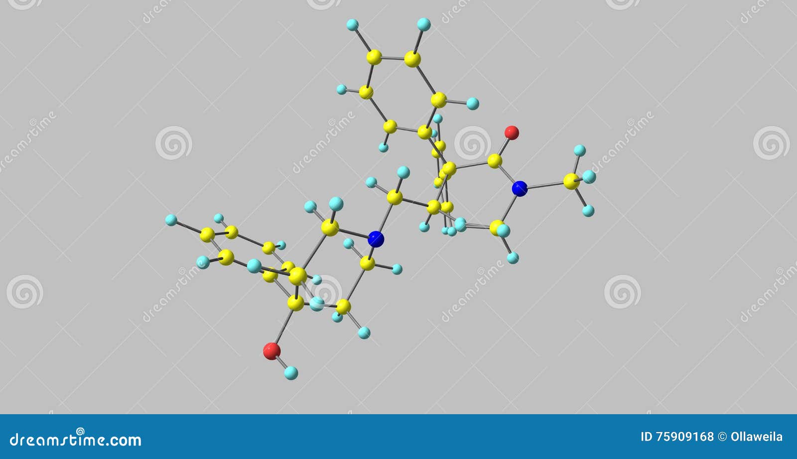 Loperamide Molecule, Molecular Structures, Imodium, 3d Model ...
