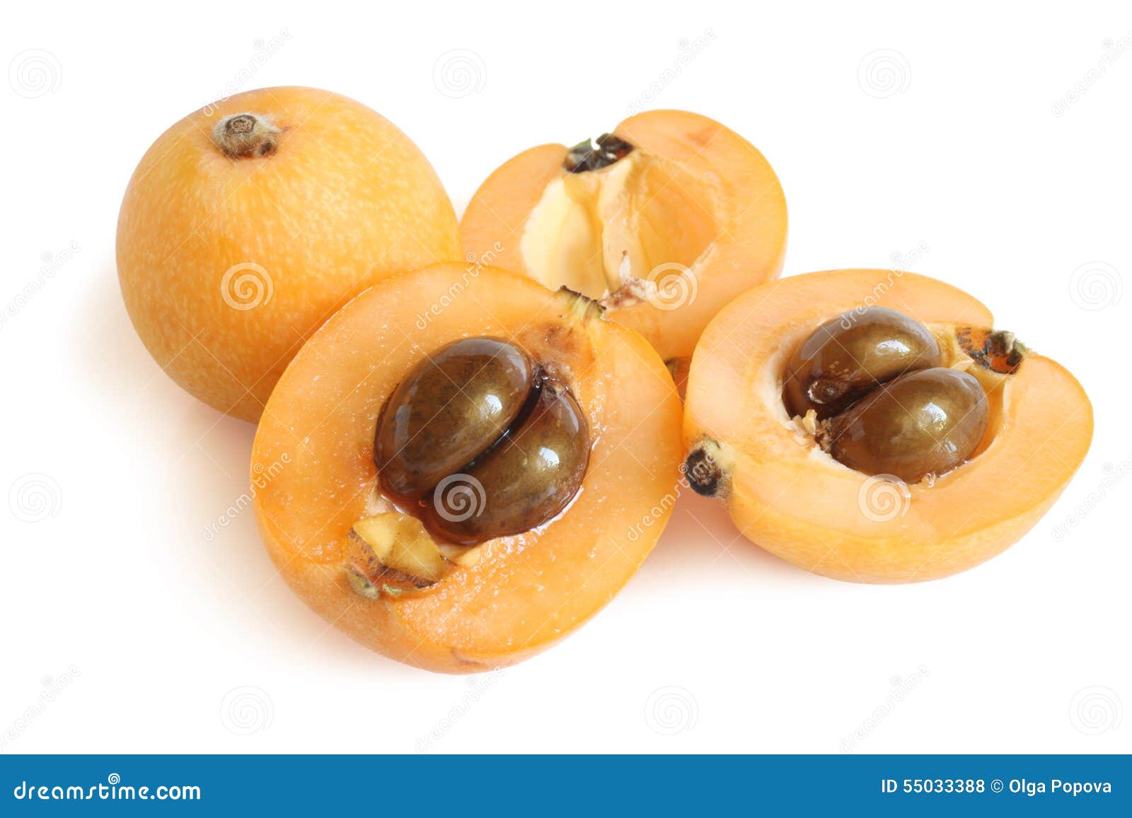 Loquat medlar stock photo. Image of cutting, diet, background - 55033388