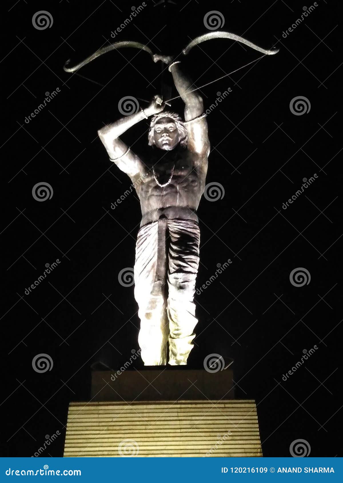 Lord Arjun Bronze statue stock image. Image of indian - 120216109